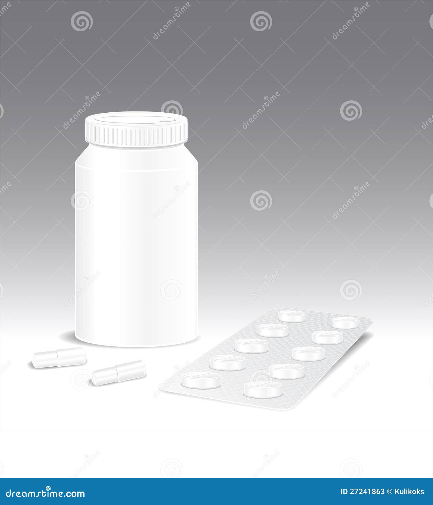 Template for Pharmaceuticals and Pharmacy of Pills Stock Vector ...