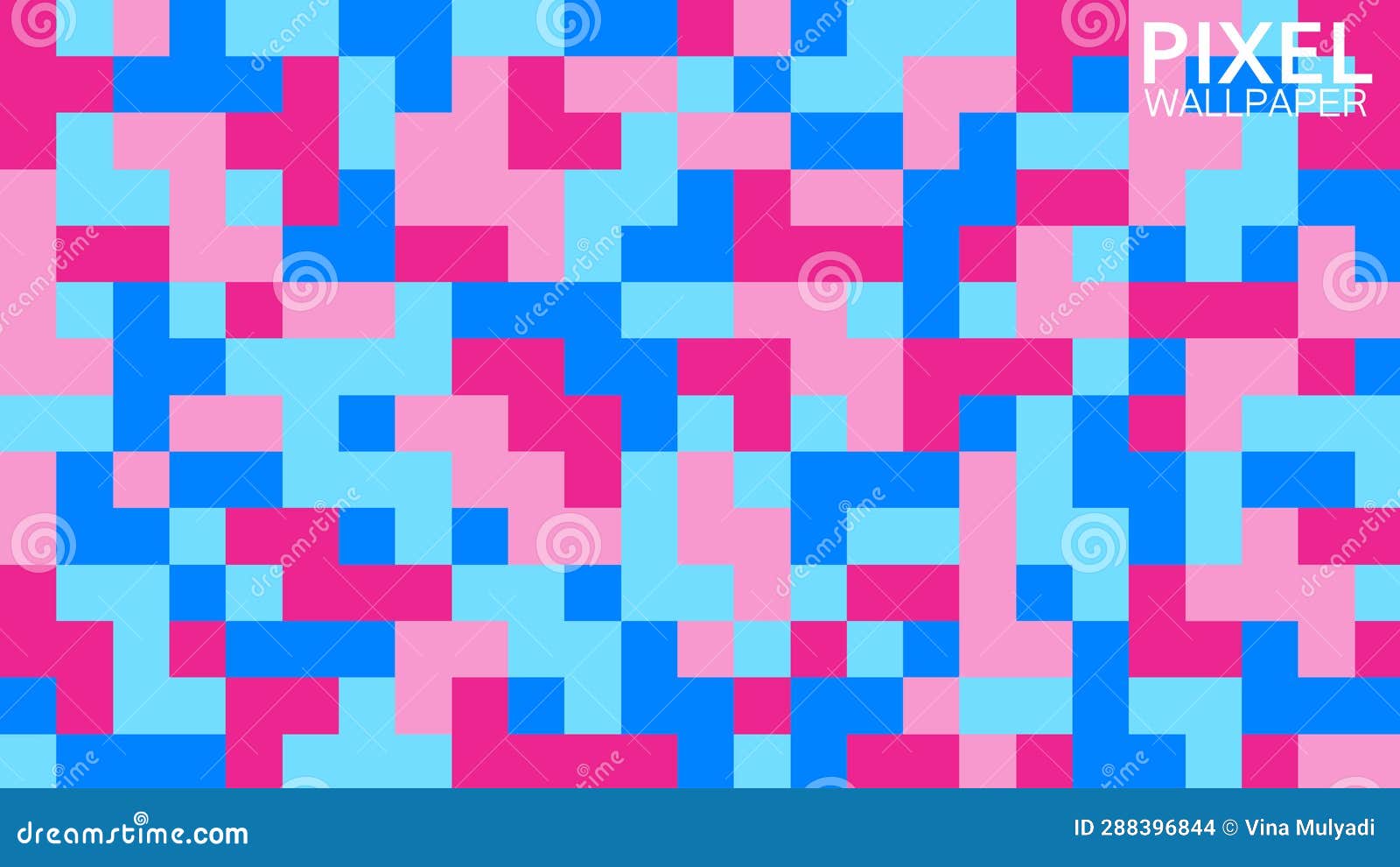 Template Pixel Background Abstract Multi Color Wallpaper Design. Stock ...