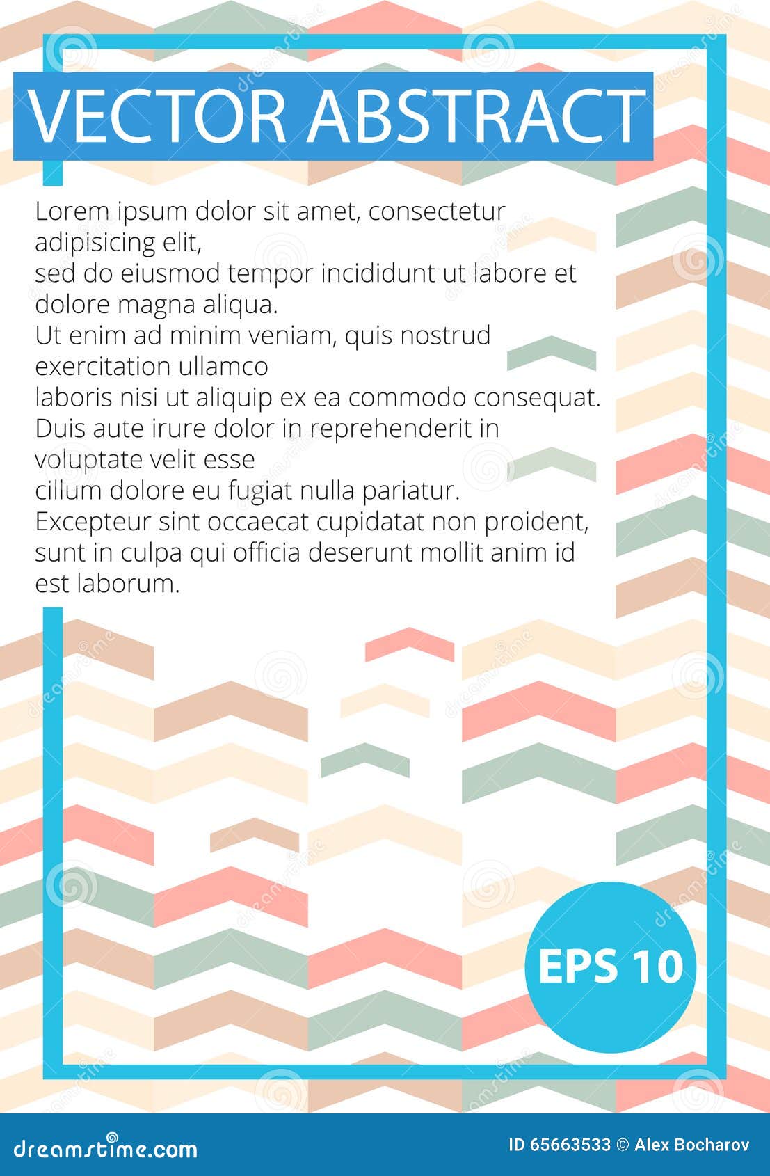 Template Poster Geometry.Abstract Geometric Background Stock Vector ...