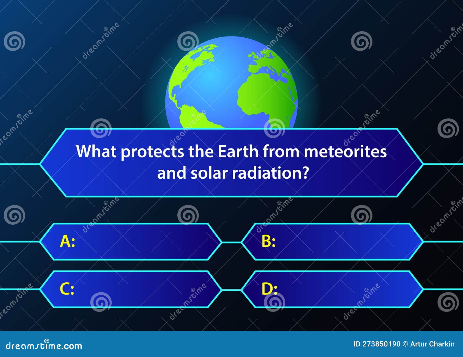 Template for a Quiz on the Theme of Space. Question and Answers, TV ...