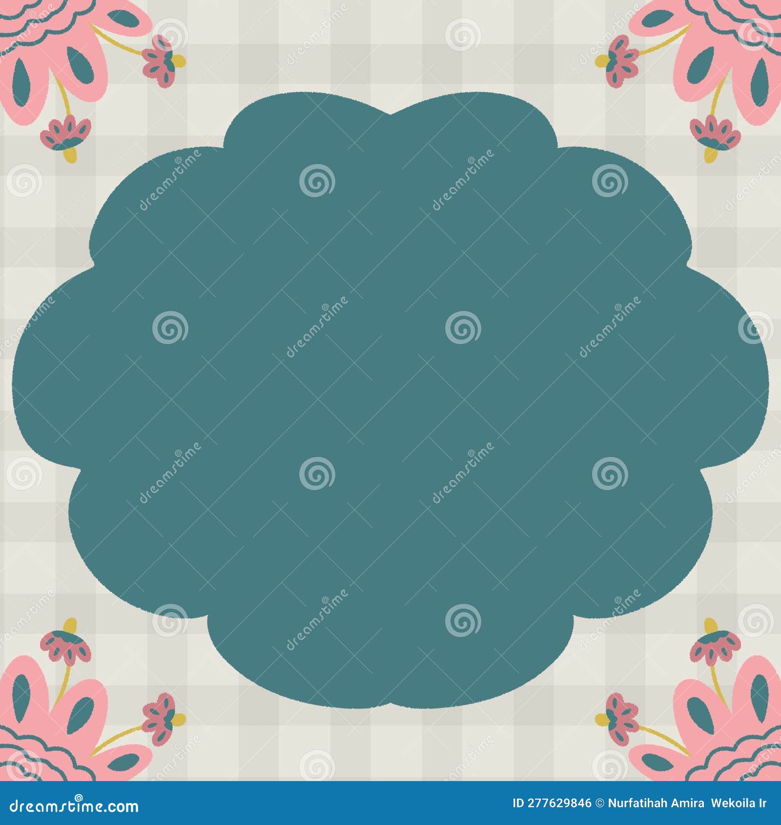 Template for Quote, Note, and Memo Pad. Stock Illustration ...