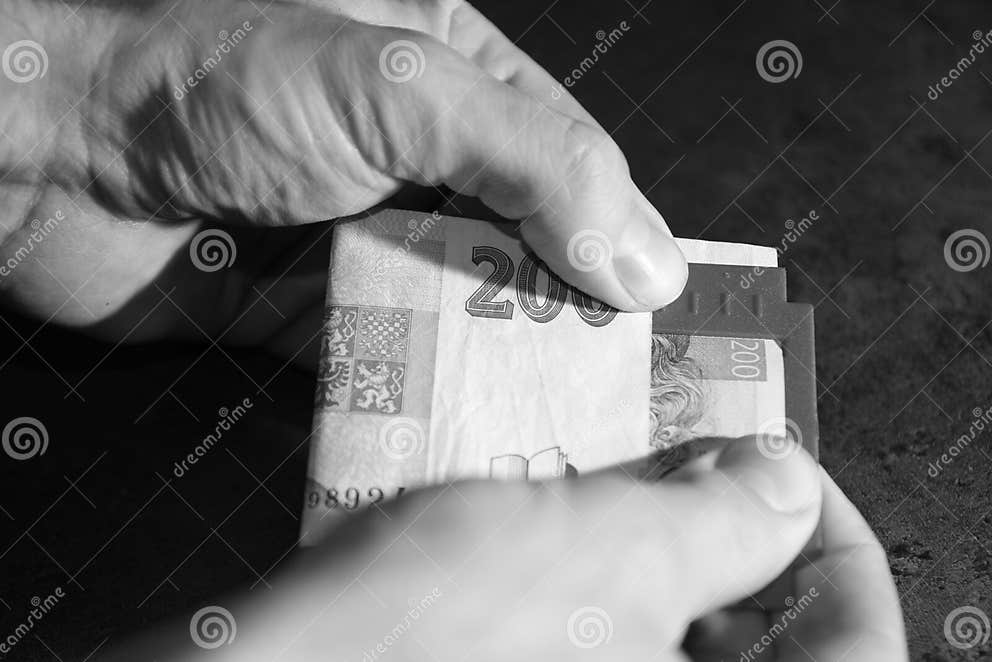 Template for Recognizing Money for Blind People Stock Image - Image of ...