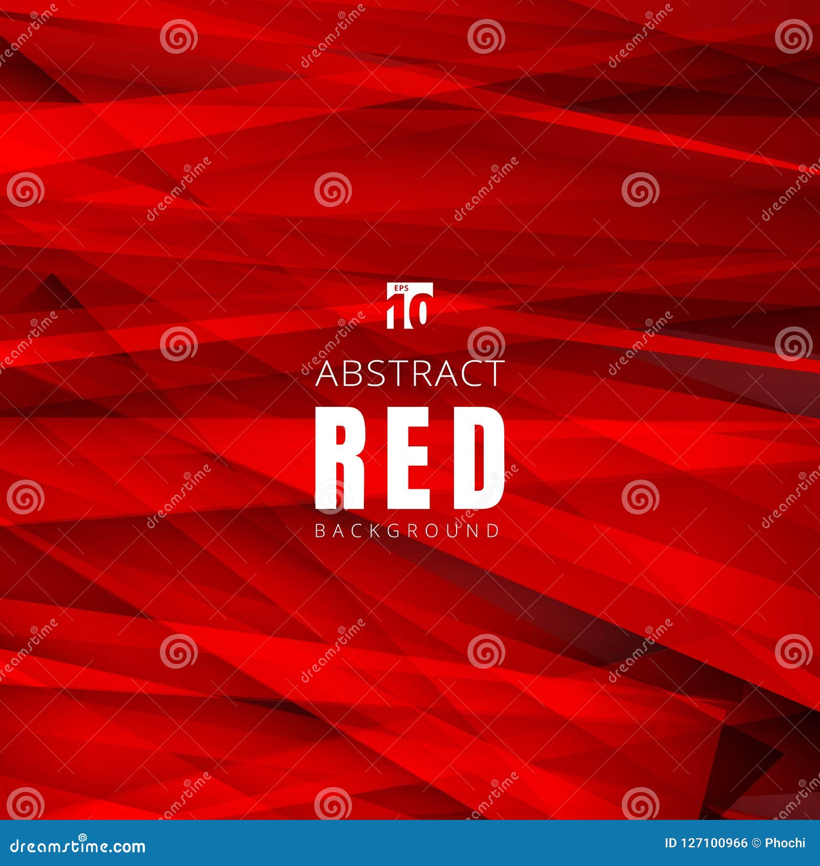 Template Red Shapes Triangles Overlapping with Shadow Background Stock ...
