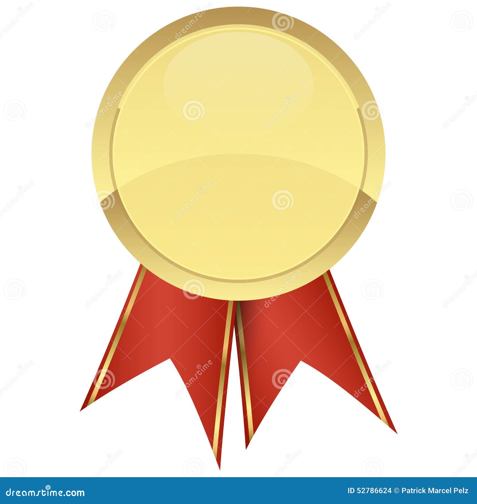 Template Seal of Quality Gold with Ribbons Stock Vector - Illustration ...