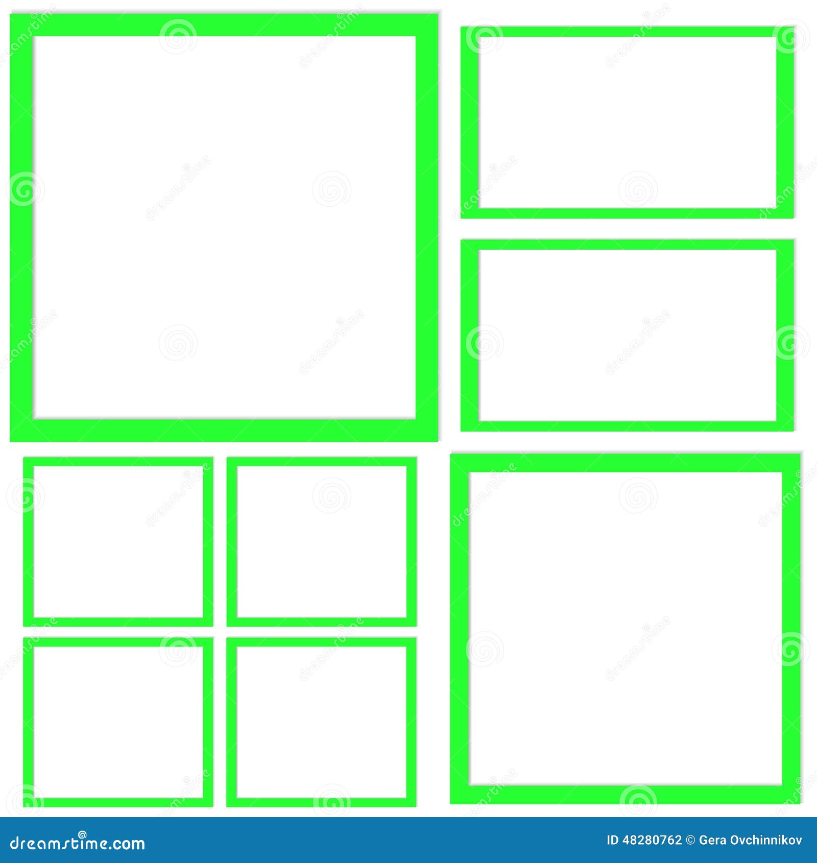 Template with squares stock vector. Illustration of creative - 48280762