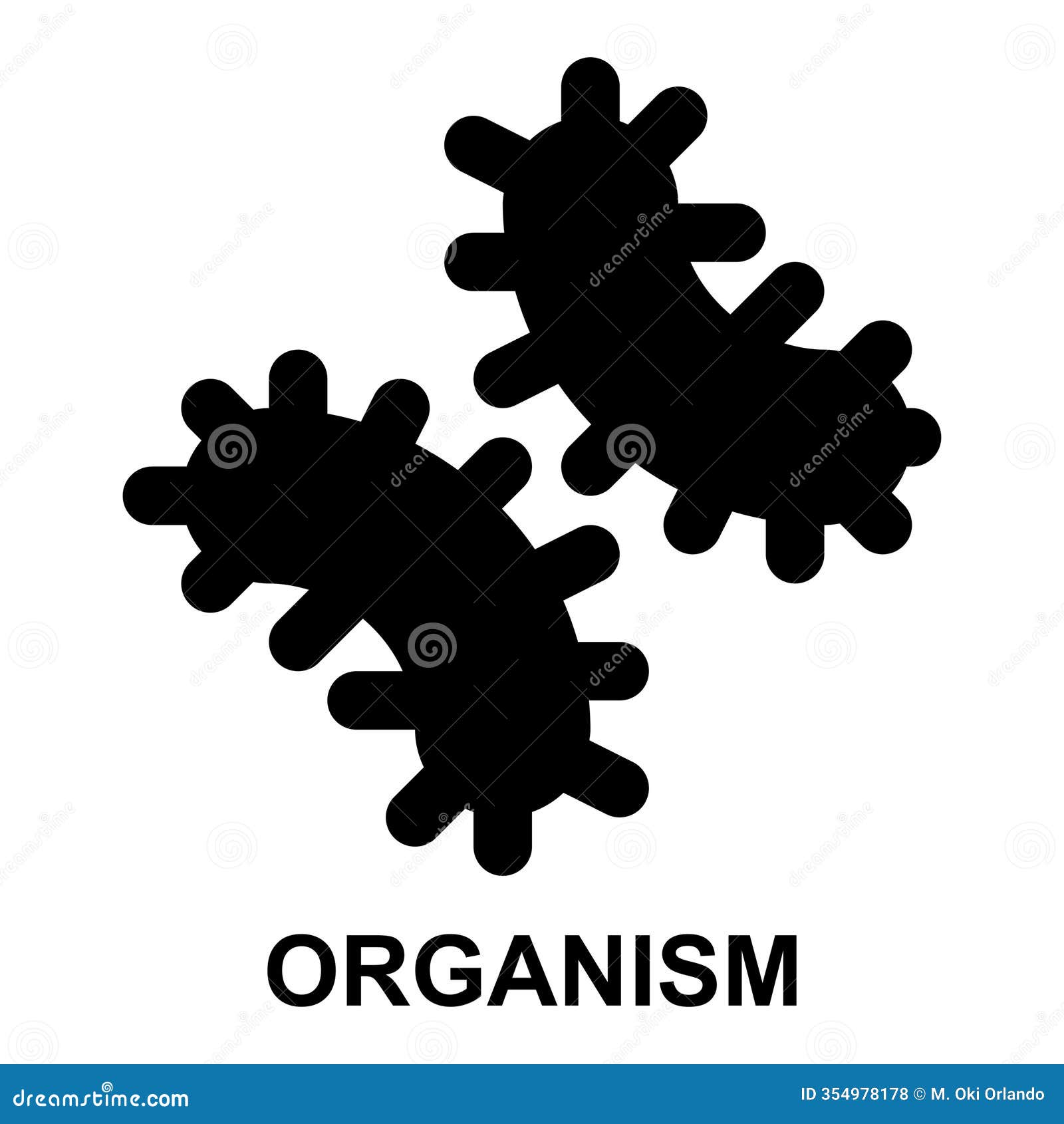 Organism, Micro Organism, Cell, Bacteria, Biology, Life Solid or Glyph ...