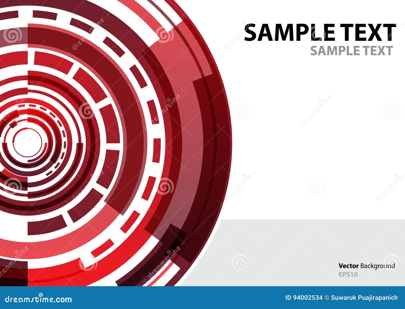 A4 Template Technology Abstract Theme Stock Vector - Illustration of ...