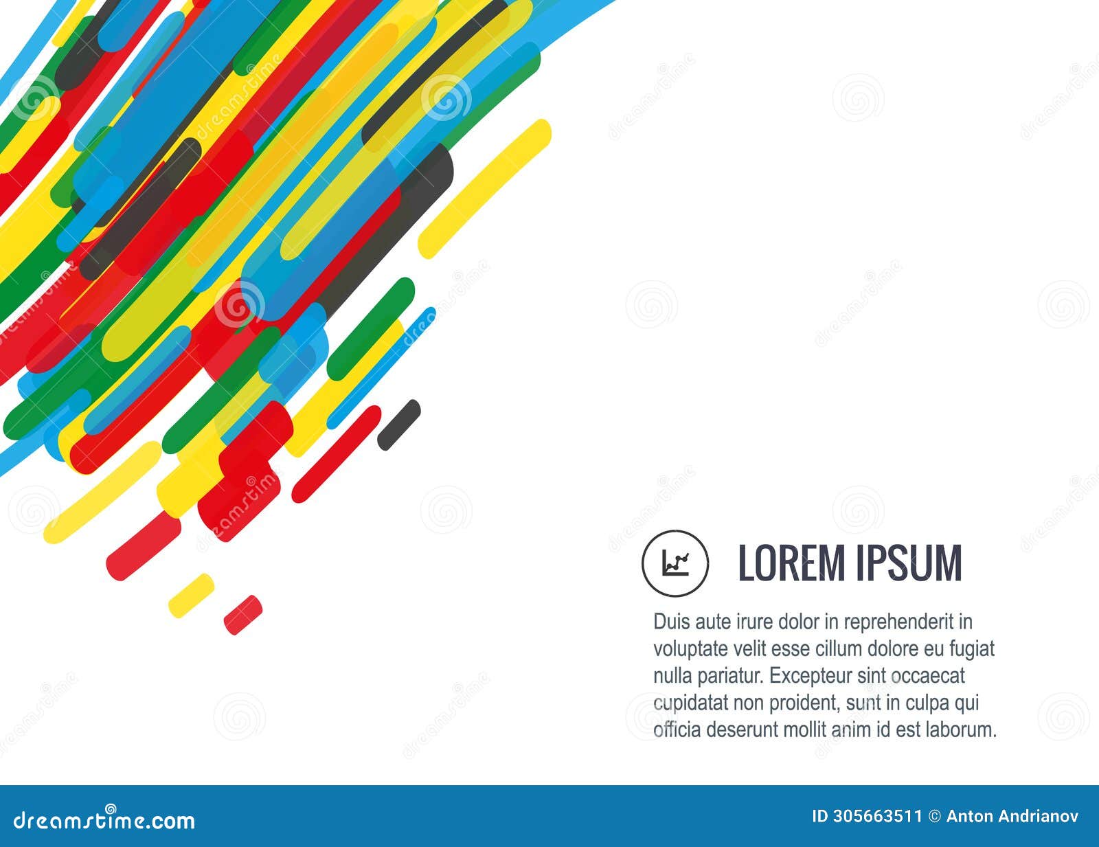 Olympic Background. Abstract Multicolored Background. Vector Graphics ...