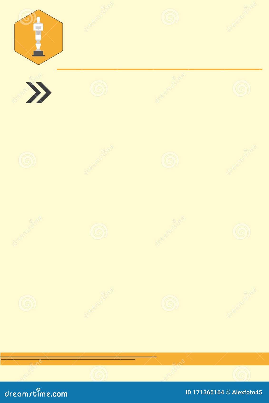 Template for Typesetting a Book, Magazine Stock Illustration ...