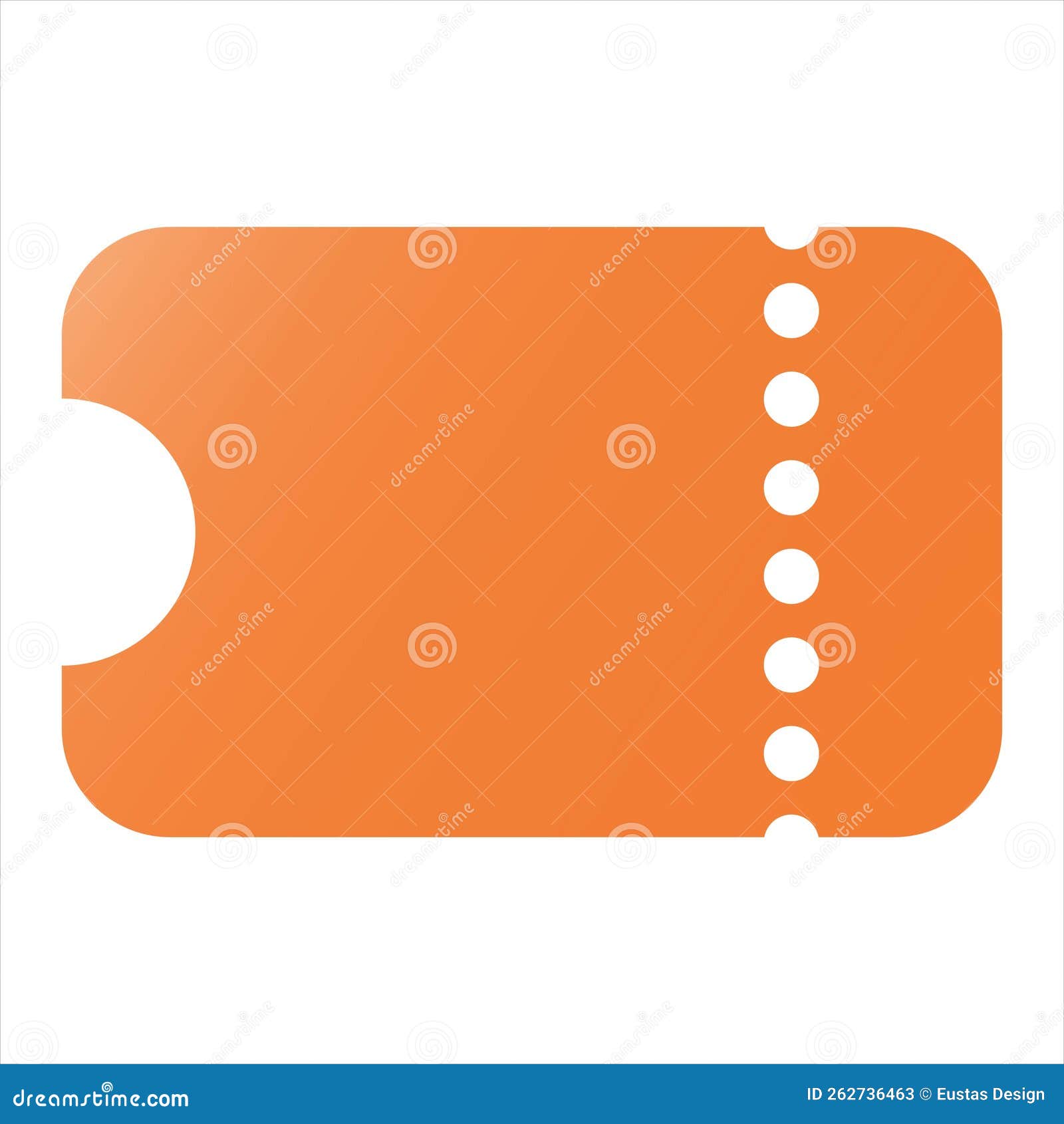 Modern Coupon Shape Icon Vector Stock Vector - Illustration of brown ...