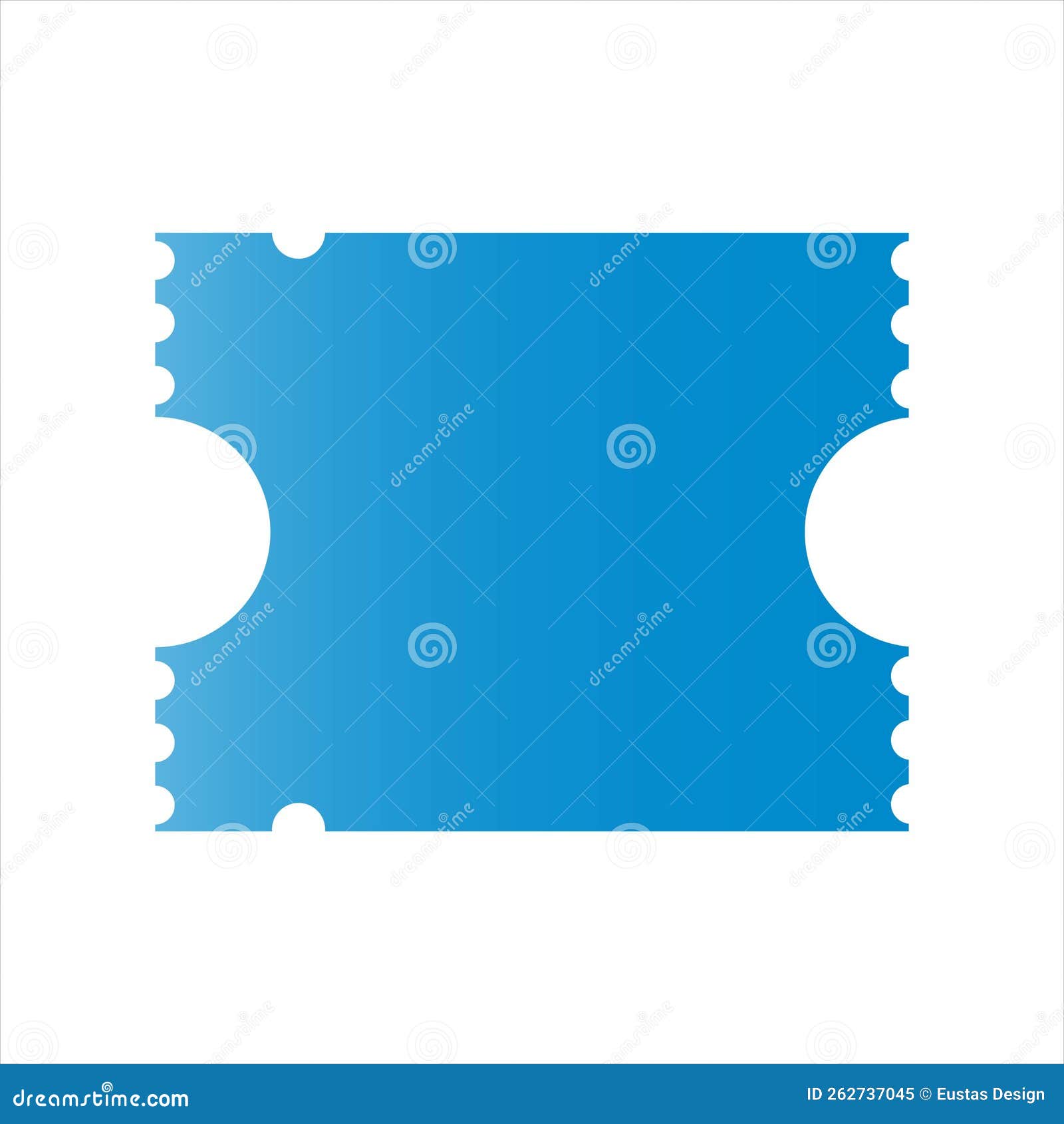 Modern Coupon Shape Icon Vector Stock Vector - Illustration of modern ...