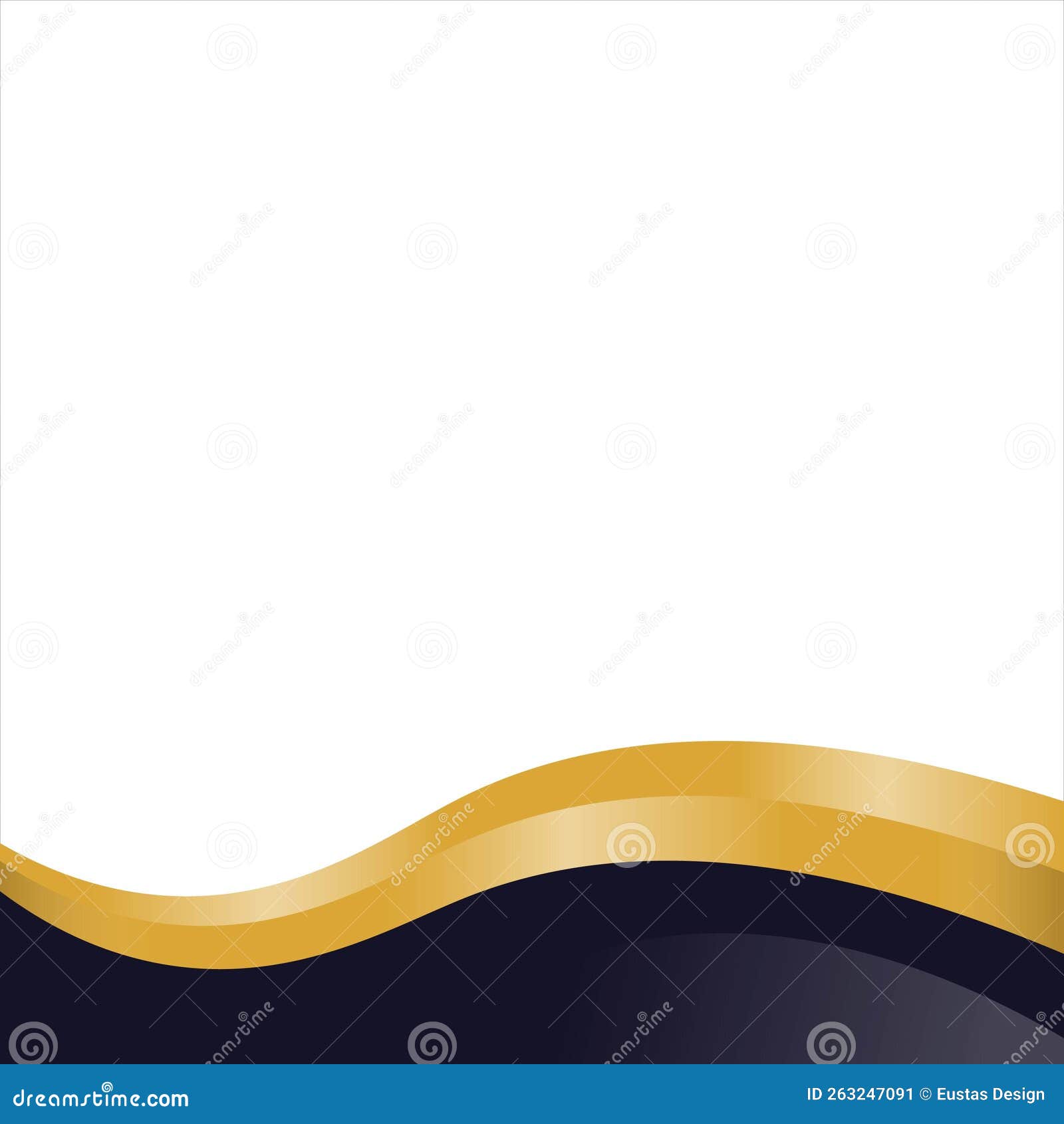 Black & Gold Footer stock vector. Illustration of orange - 263247091