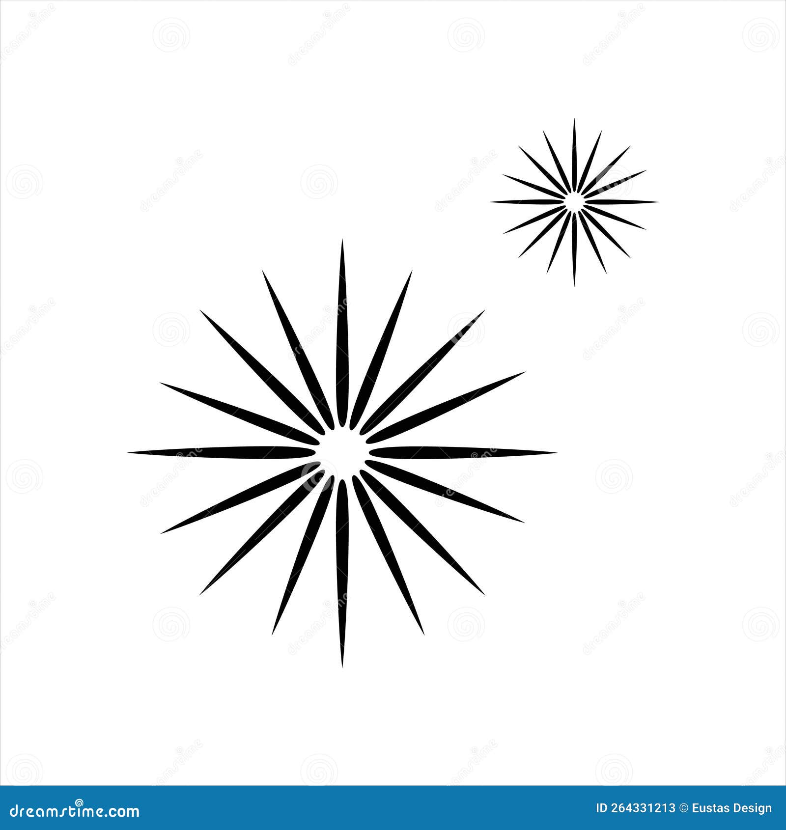 Sparkle Star Icon Vector stock vector. Illustration of decoration ...