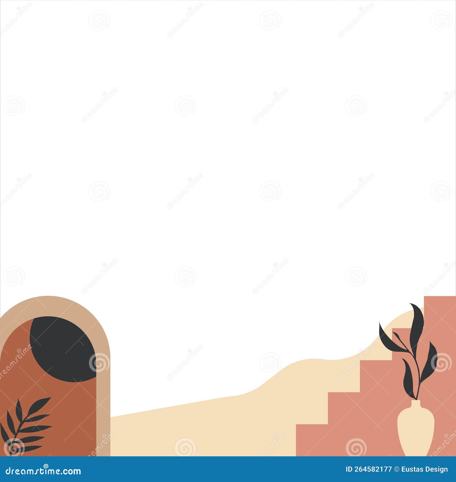 Bohemian Footers Leaf Exotic Stock Vector - Illustration of drawing ...