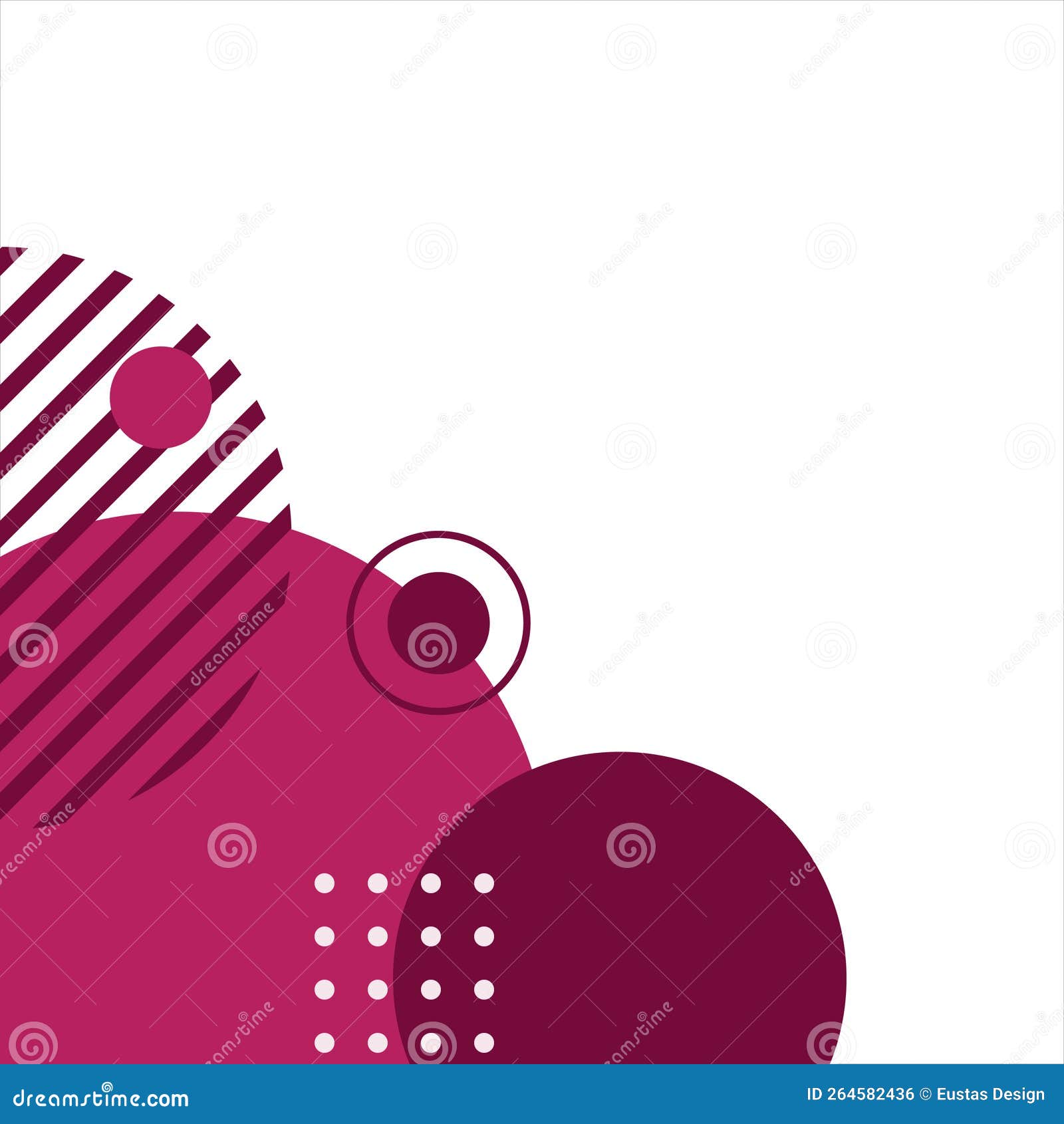 Memphis Bubble Corner Border Stock Vector - Illustration of organ ...