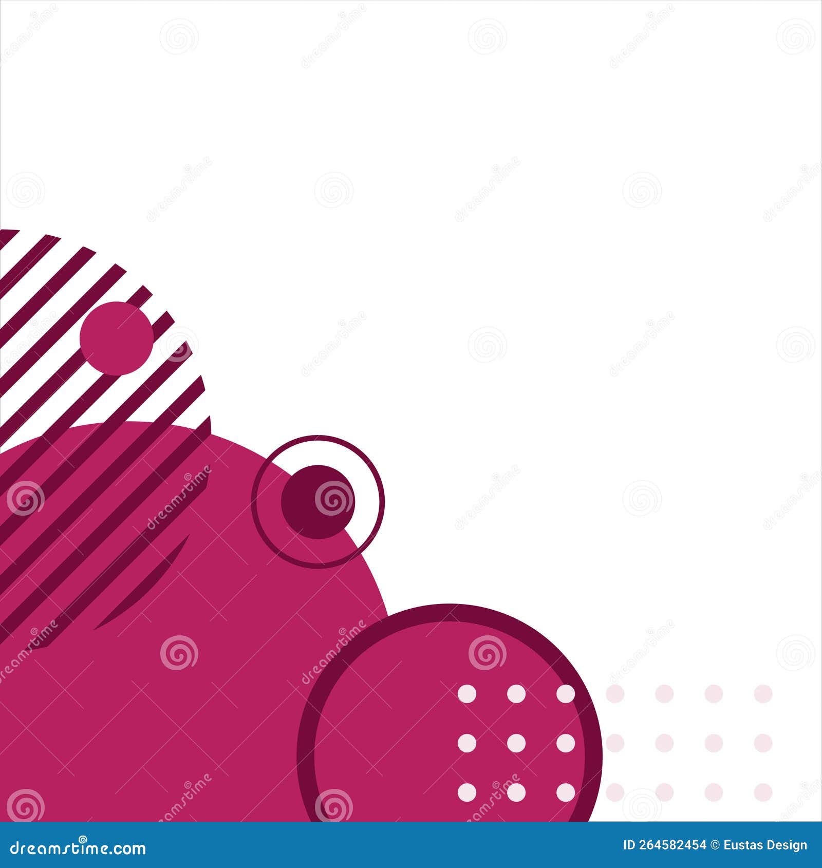 Memphis Bubble Corner Border Stock Vector - Illustration of safavid ...