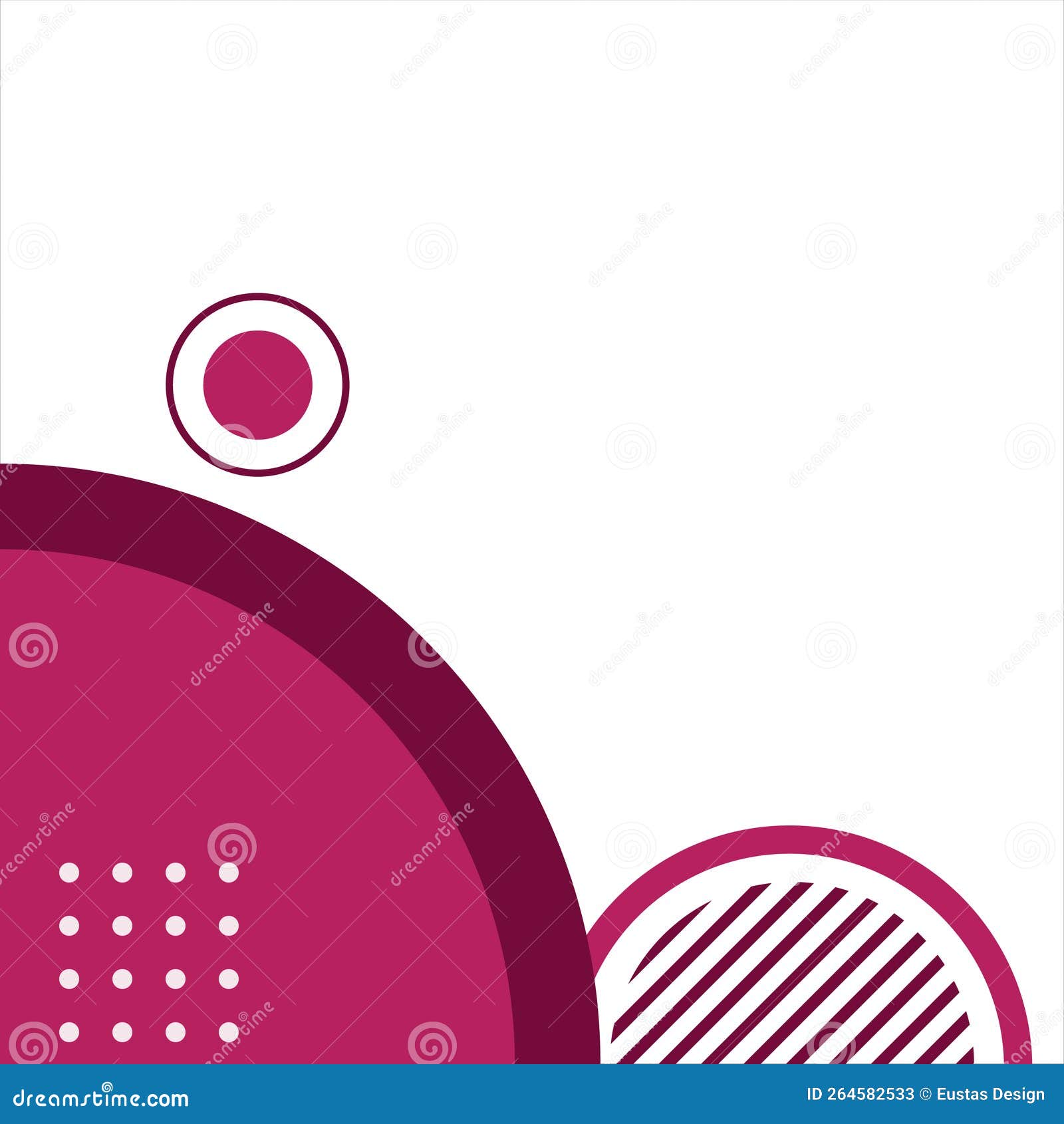 Memphis Bubble Corner Border Stock Vector - Illustration of number ...