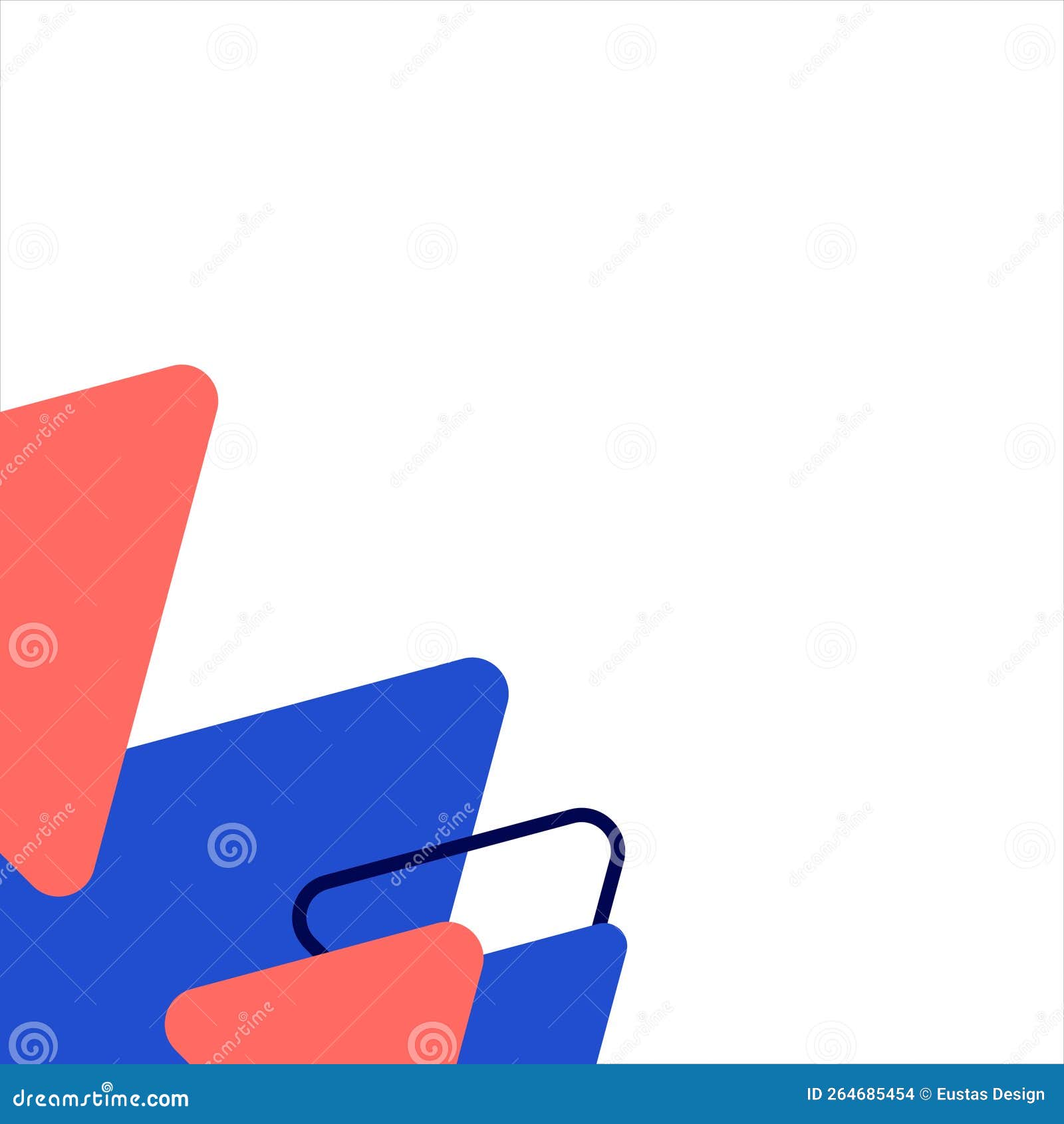 Triangle Business Corner stock vector. Illustration of shape - 264685454