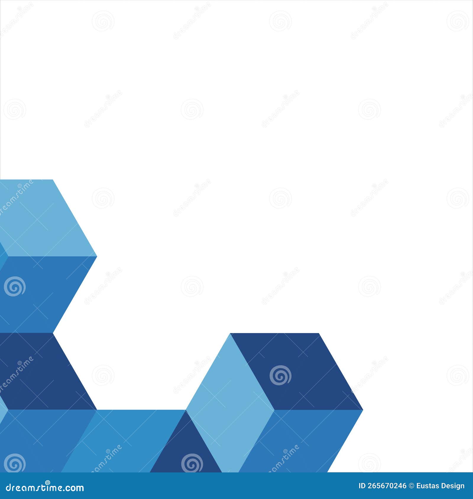 Blue Square Triangle Poly Corner Stock Vector - Illustration of ...