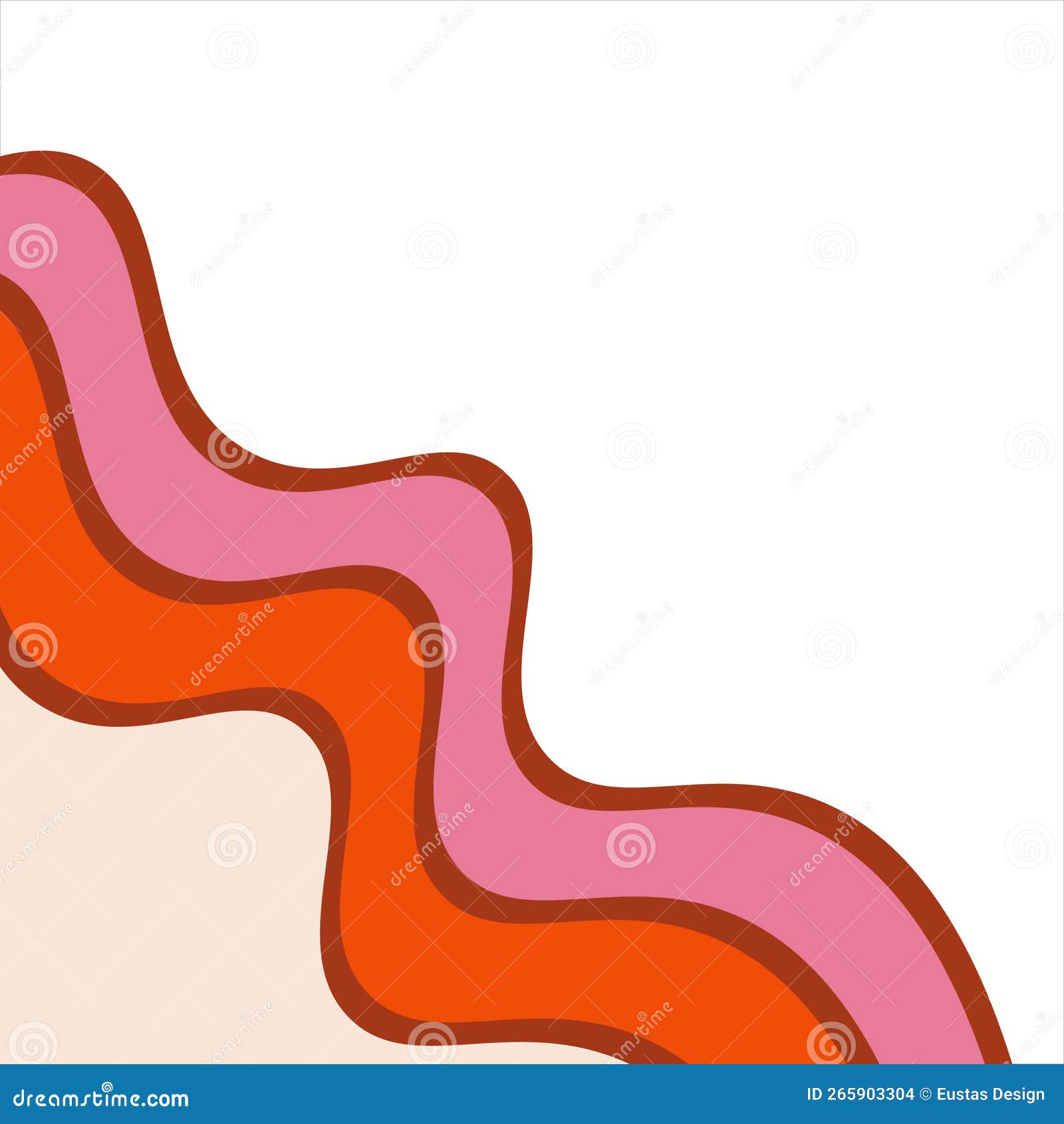 Retro Rainbow Corner stock vector. Illustration of text - 265903304