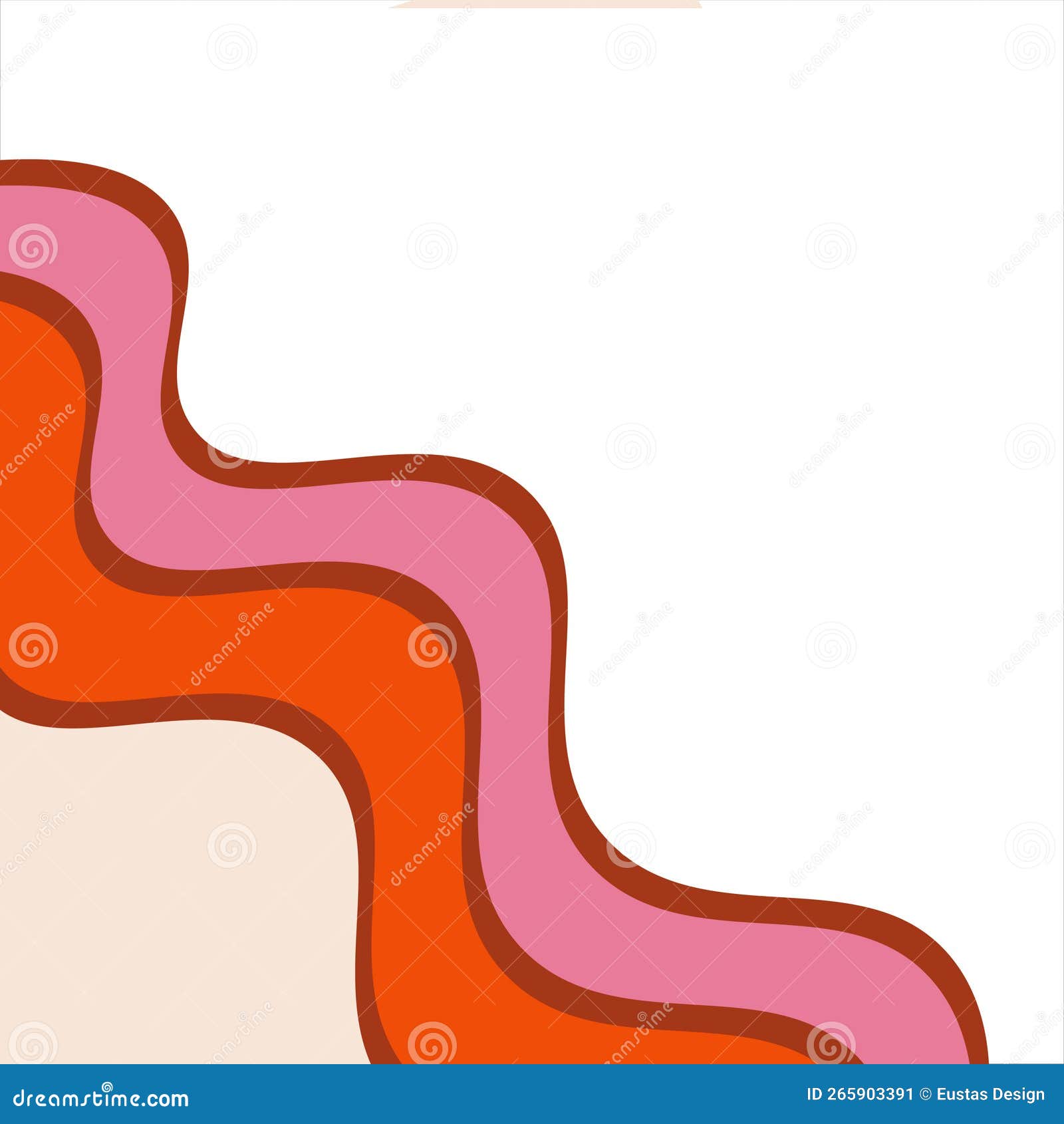 Retro Rainbow Corner stock vector. Illustration of font - 265903391