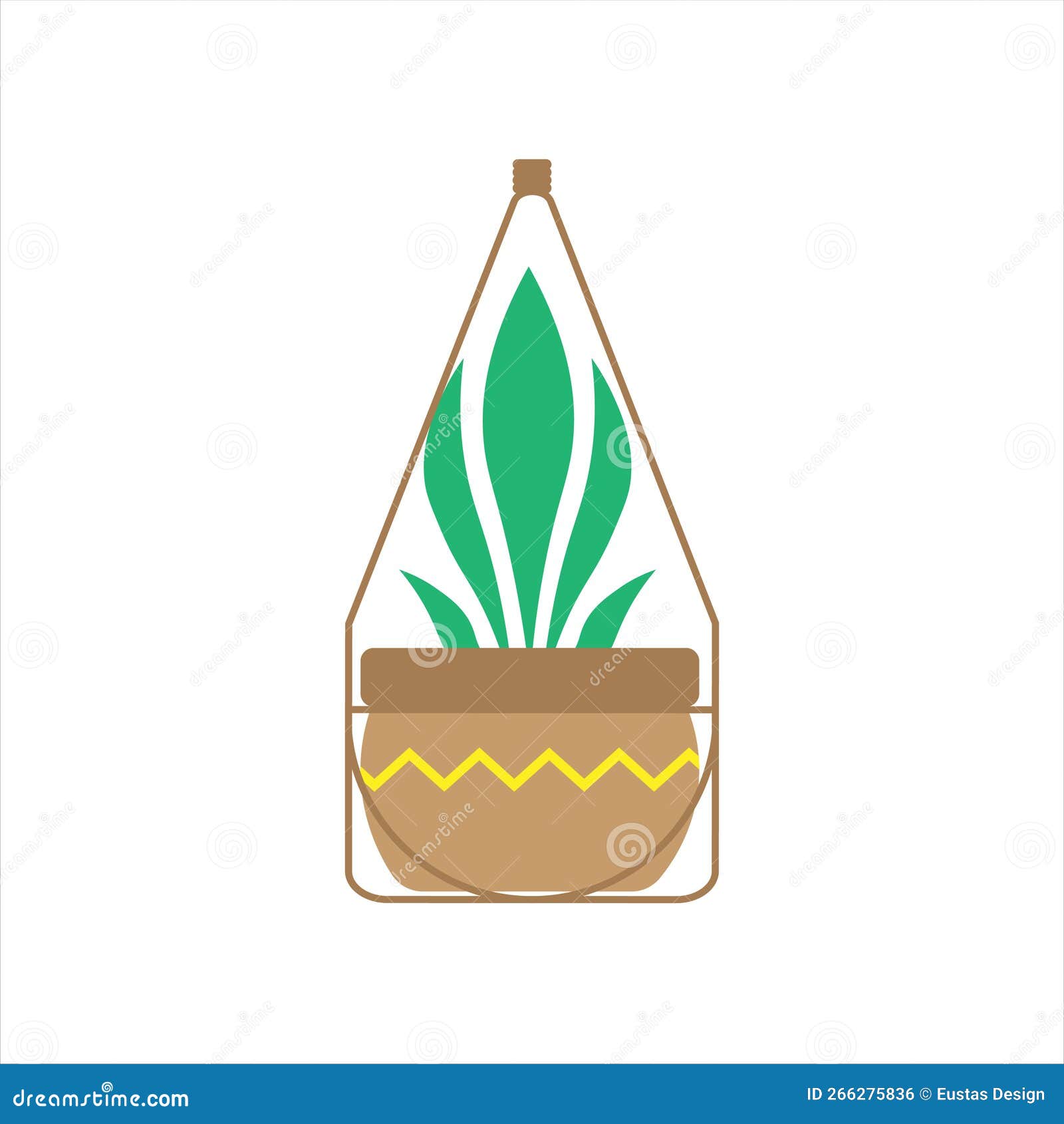 Home Plant and Pot Elements Stock Vector - Illustration of decoration ...