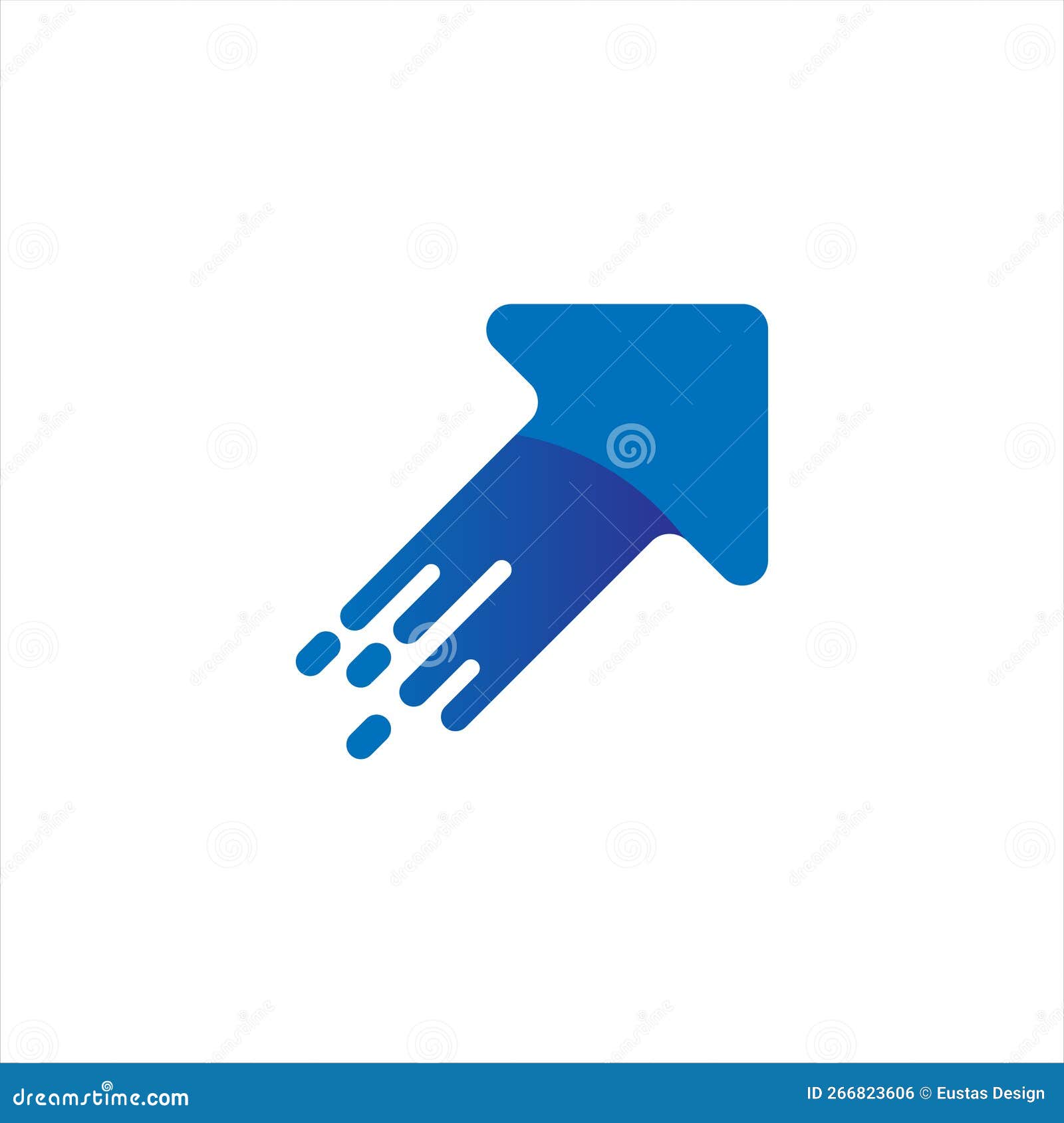 Arrow Logo Design stock vector. Illustration of presentation - 266823606