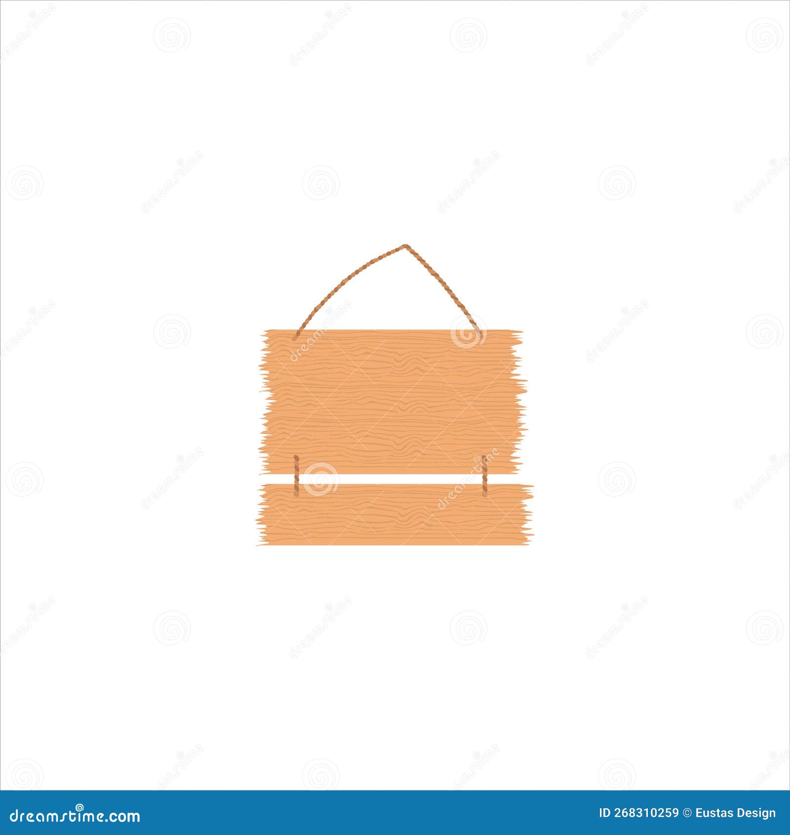 Wood Sign Elements stock vector. Illustration of isolated - 268310259