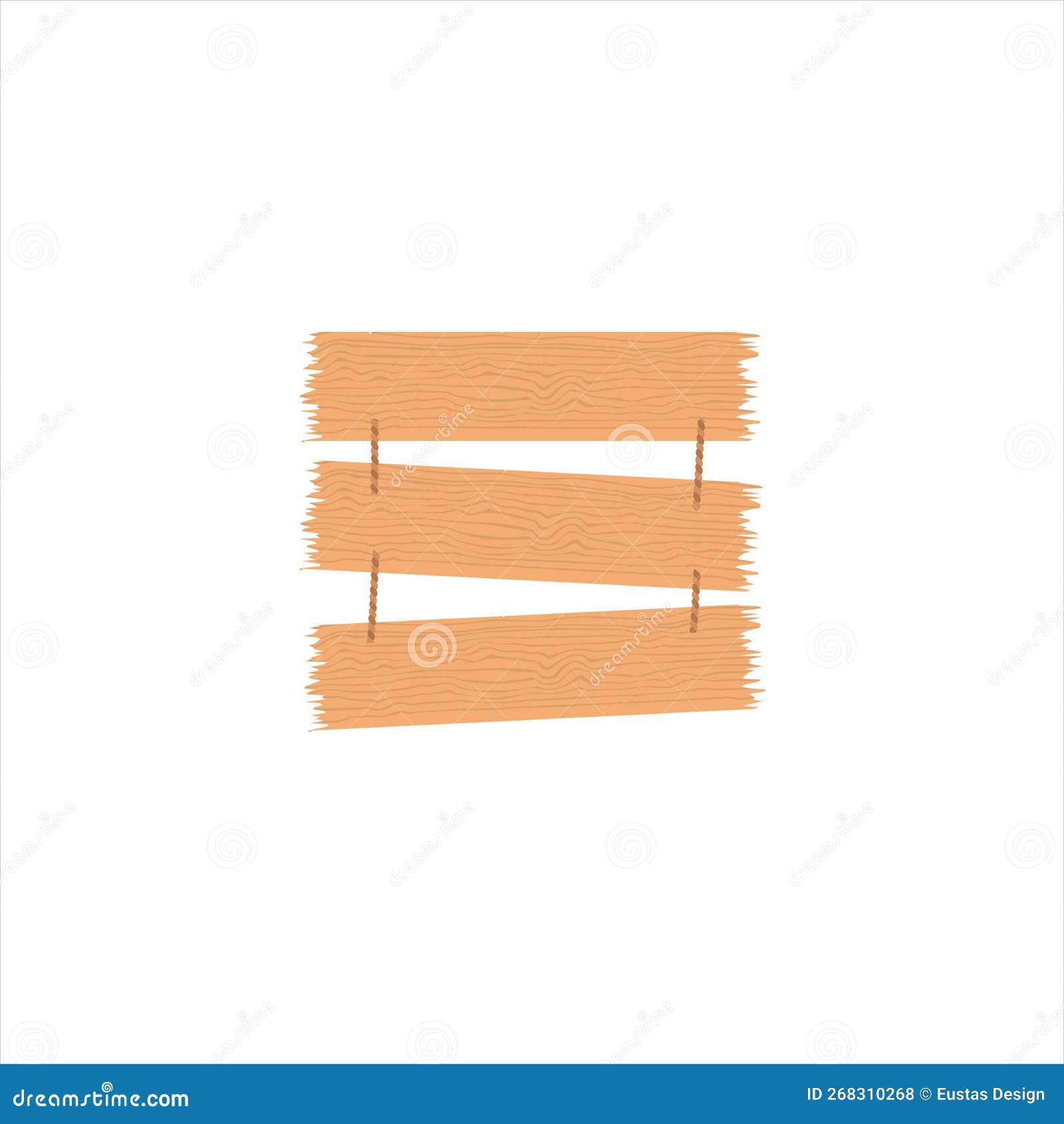 Wood Sign Elements stock vector. Illustration of diagram - 268310268
