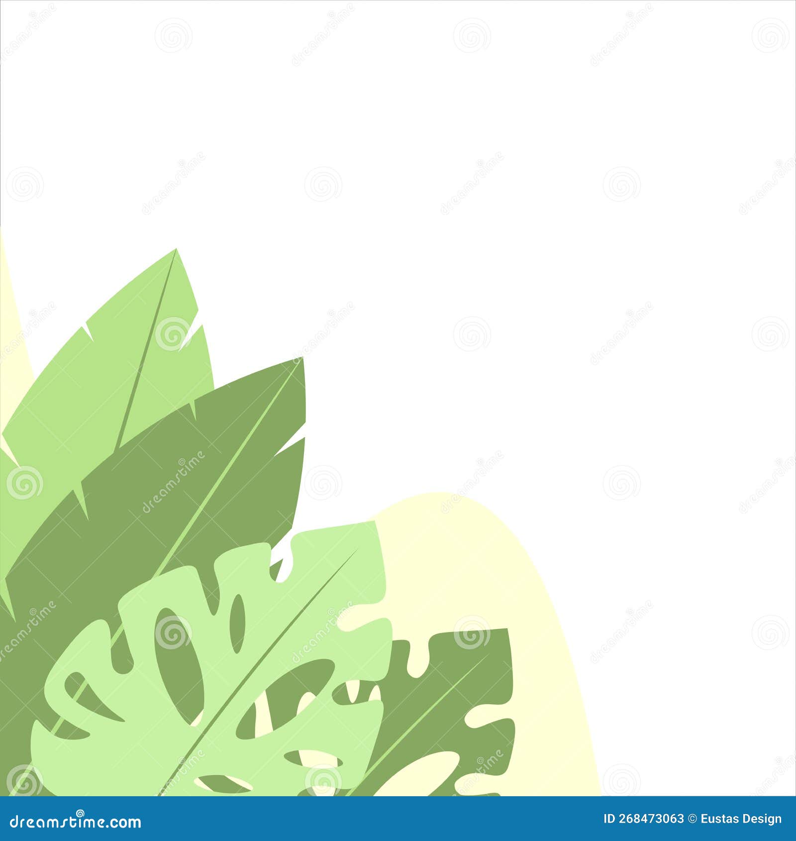 Leaf Corner Vector stock vector. Illustration of diagram - 268473063