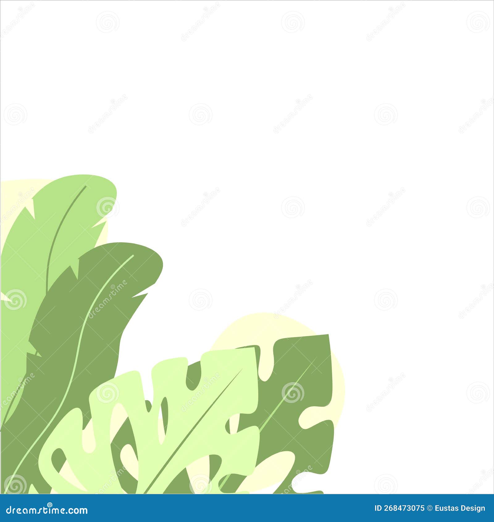 Leaf Corner Vector stock vector. Illustration of corner - 268473075