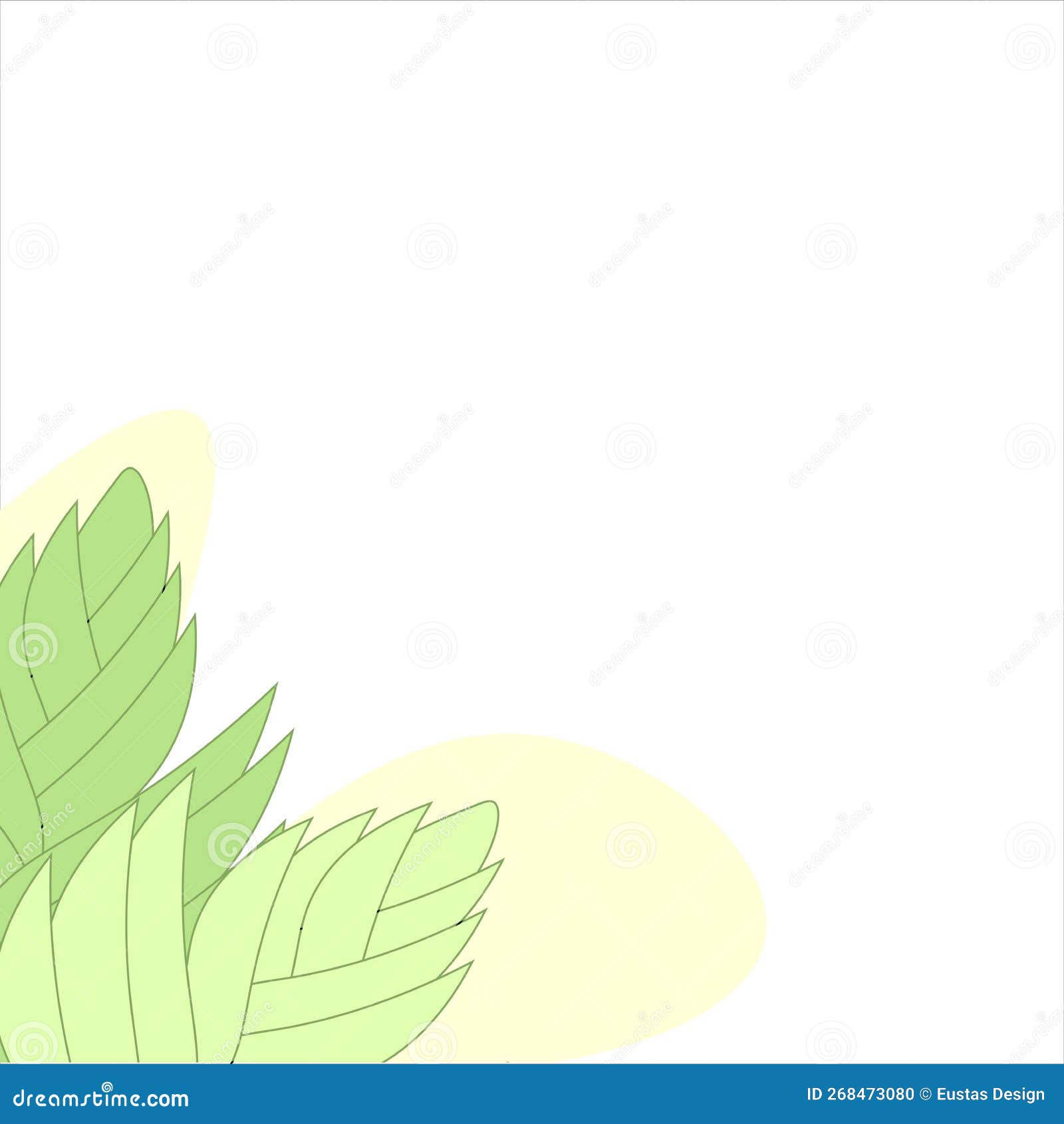 Leaf Corner Vector stock vector. Illustration of tree - 268473080