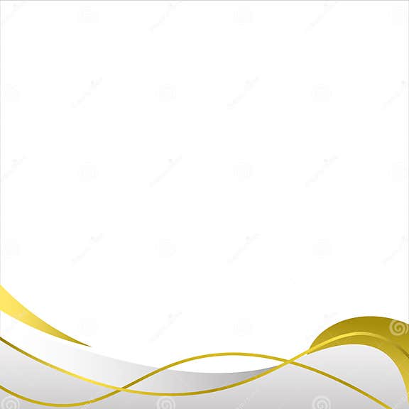 White and Gold Footer stock vector. Illustration of vector - 269013122