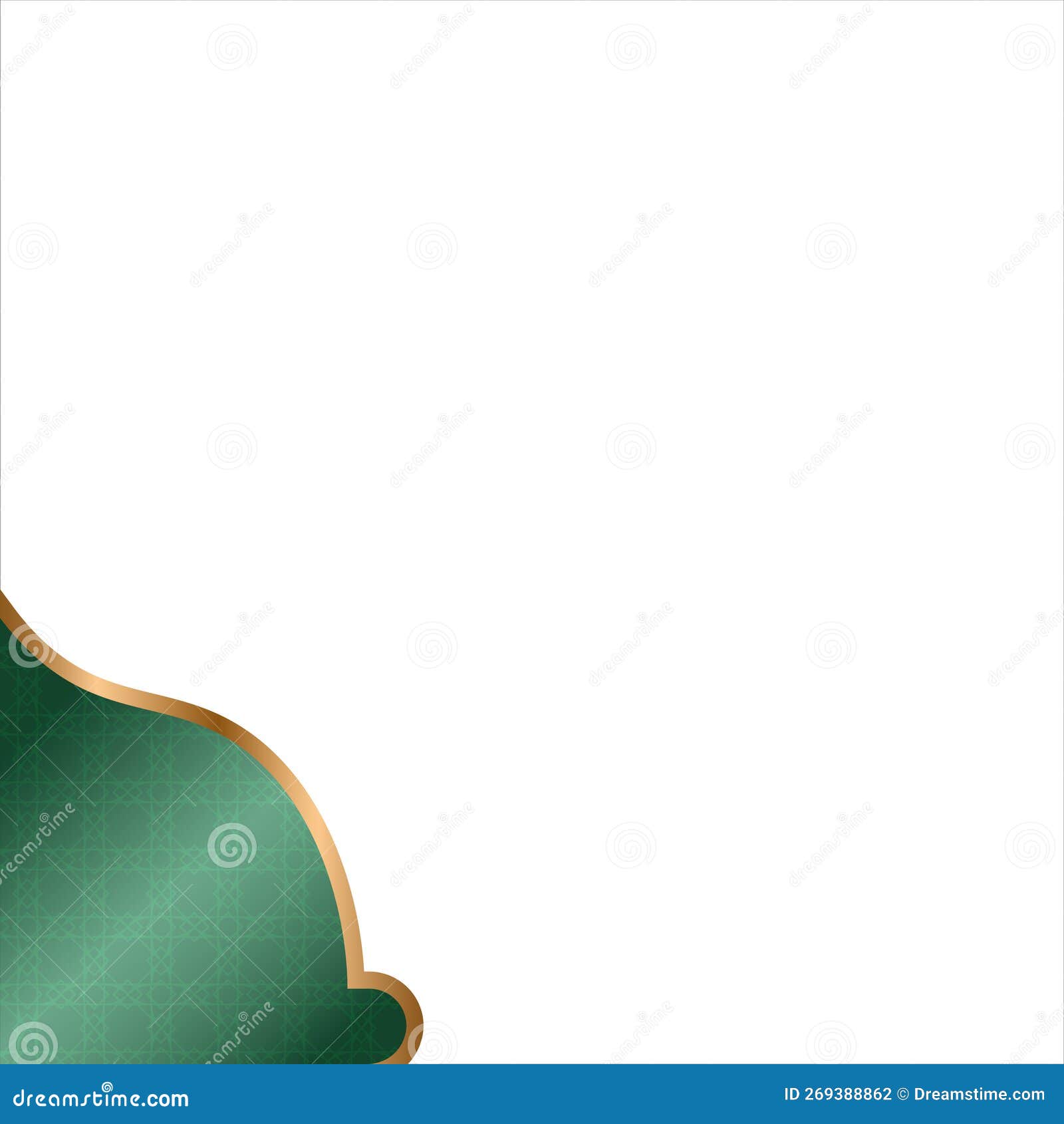 Religious Ramadan Corner stock vector. Illustration of table - 269388862