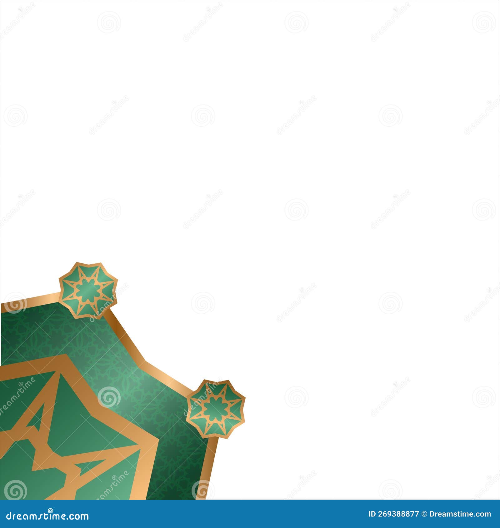 Religious Ramadan Corner stock vector. Illustration of textile - 269388877