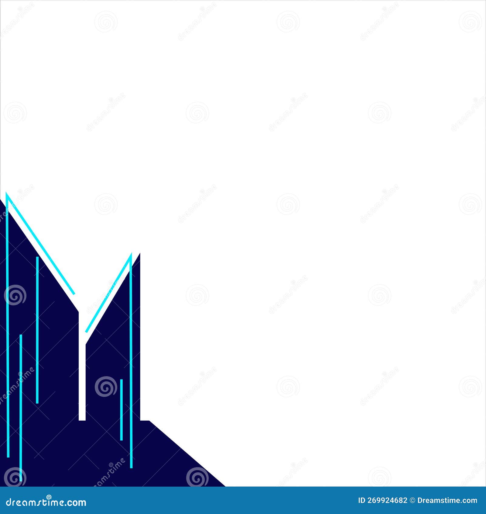 Modern Tech Corner stock vector. Illustration of modern - 269924682