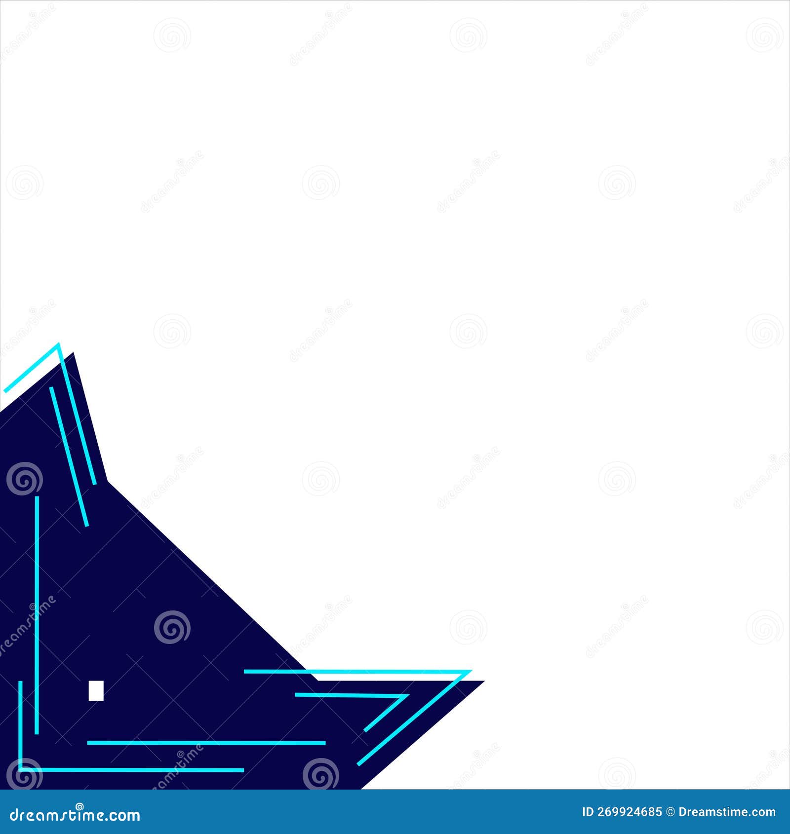 Modern Tech Corner stock vector. Illustration of futuristic - 269924685