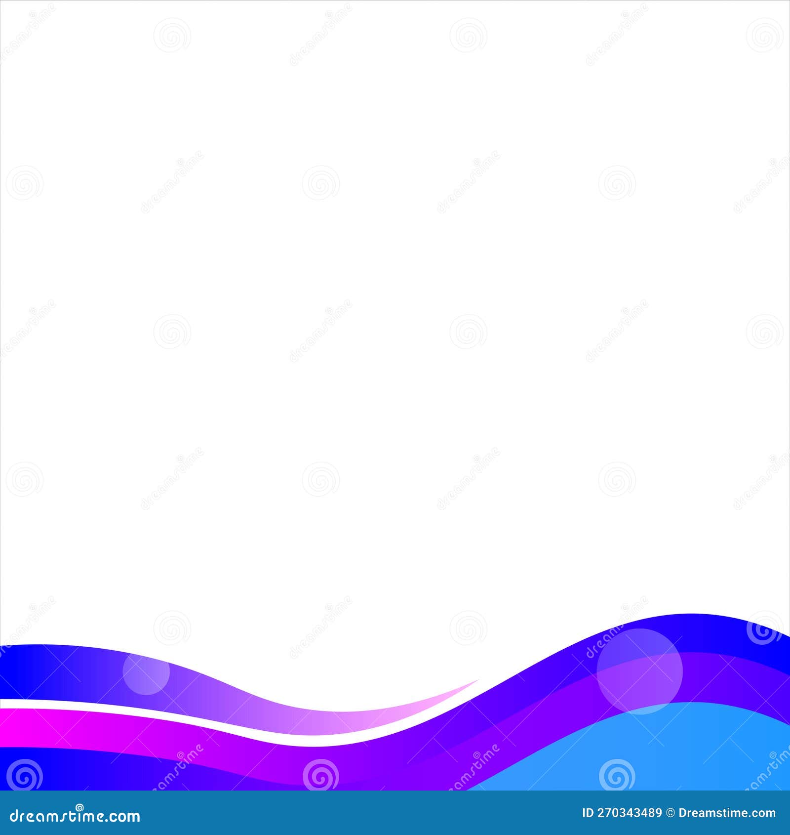 Gradient Abstract Footer stock vector. Illustration of blue - 270343489