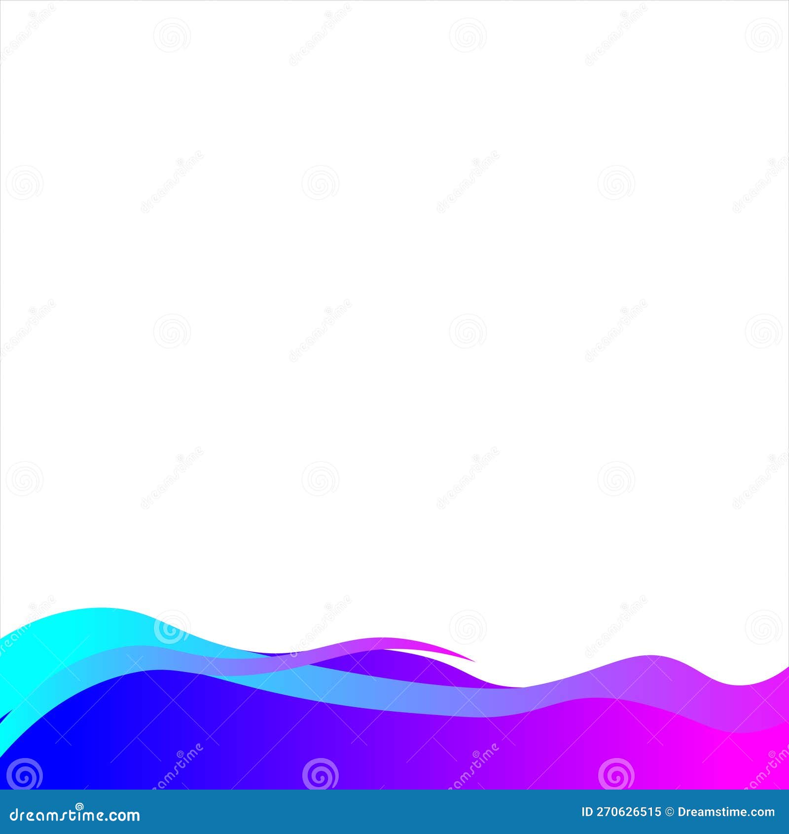 Gradient Abstract Footer stock vector. Illustration of drawing - 270626515