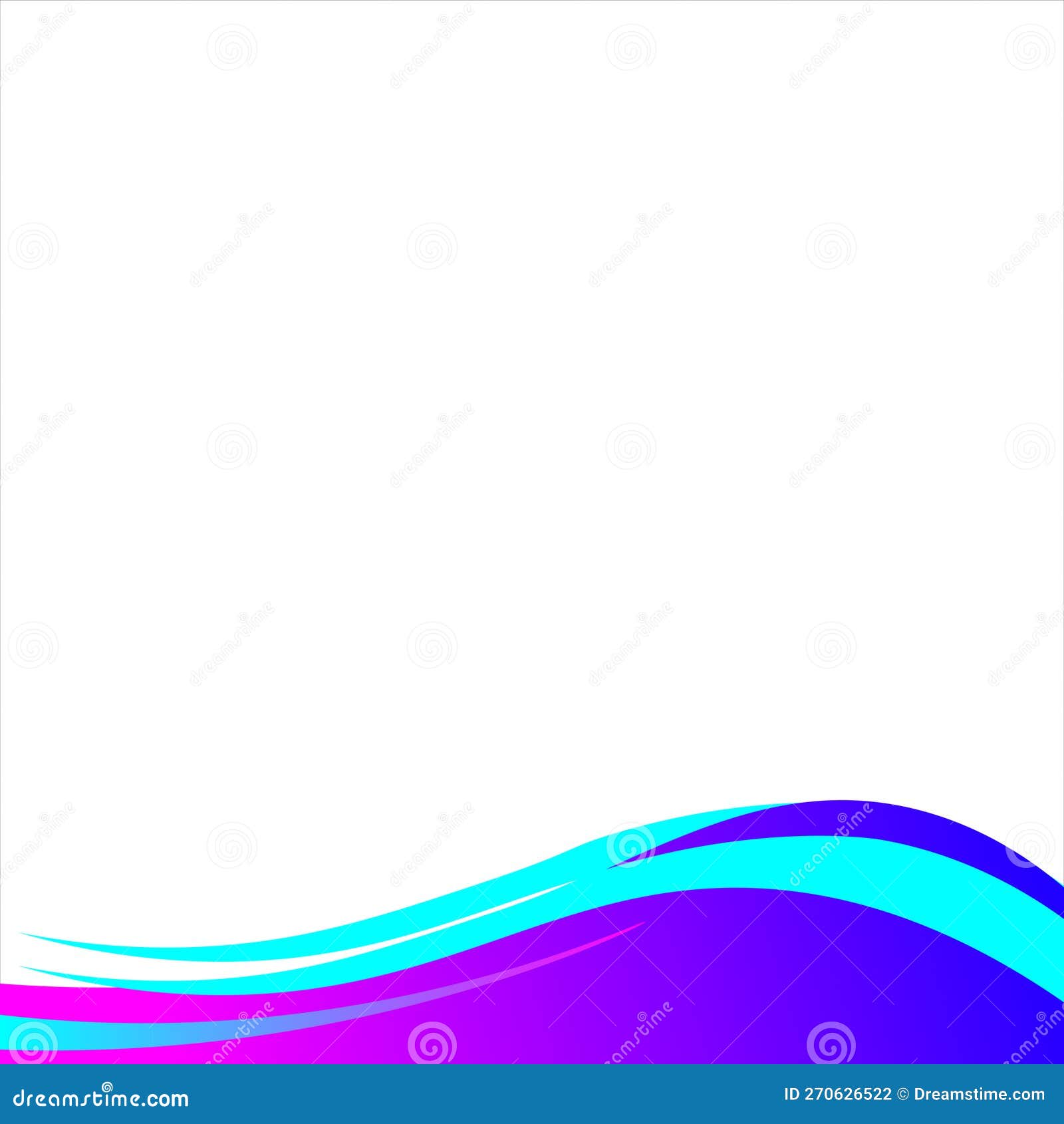Gradient Abstract Footer stock vector. Illustration of vector - 270626522