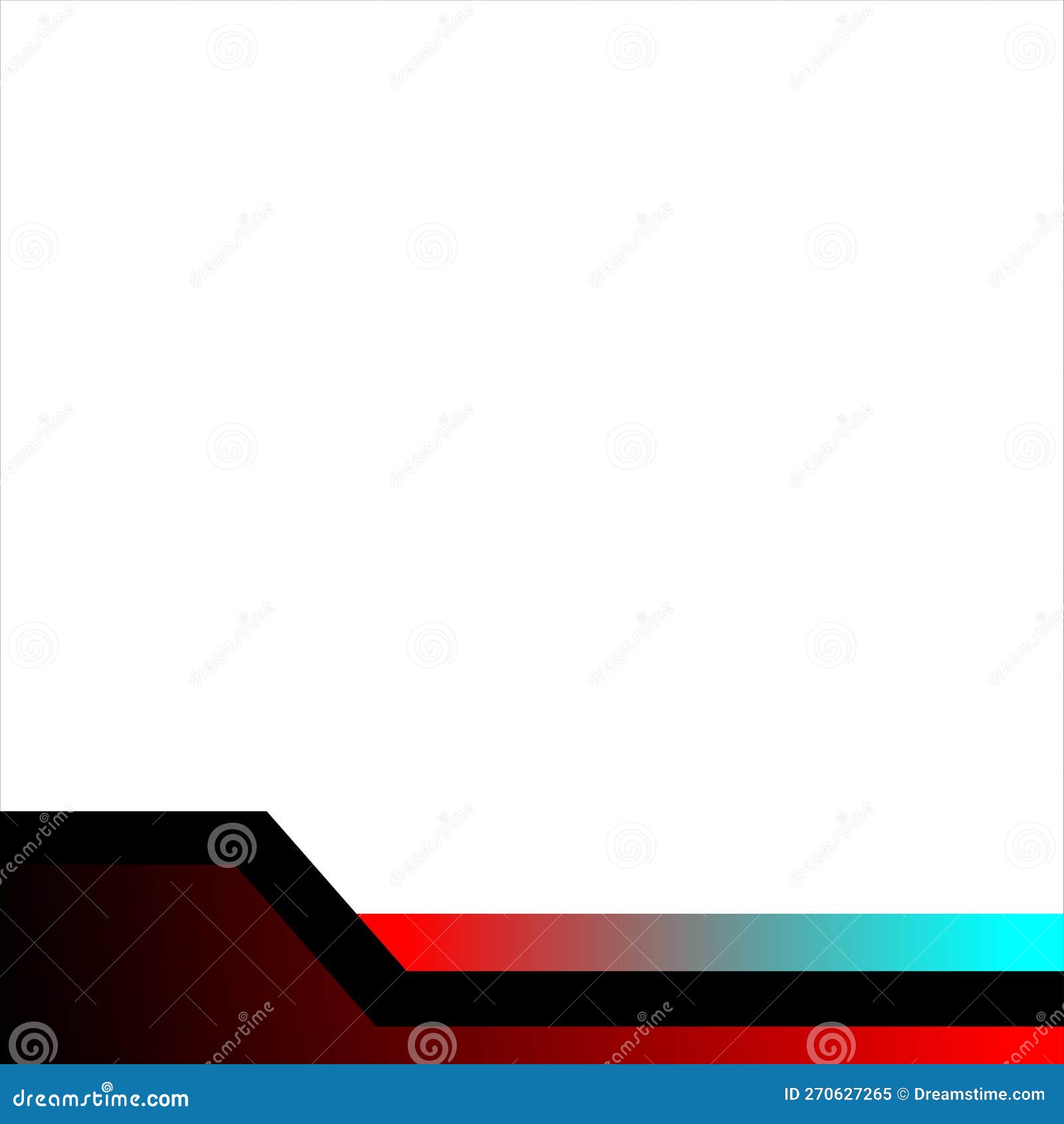 Gradient Modern Footer stock vector. Illustration of footer - 270627265