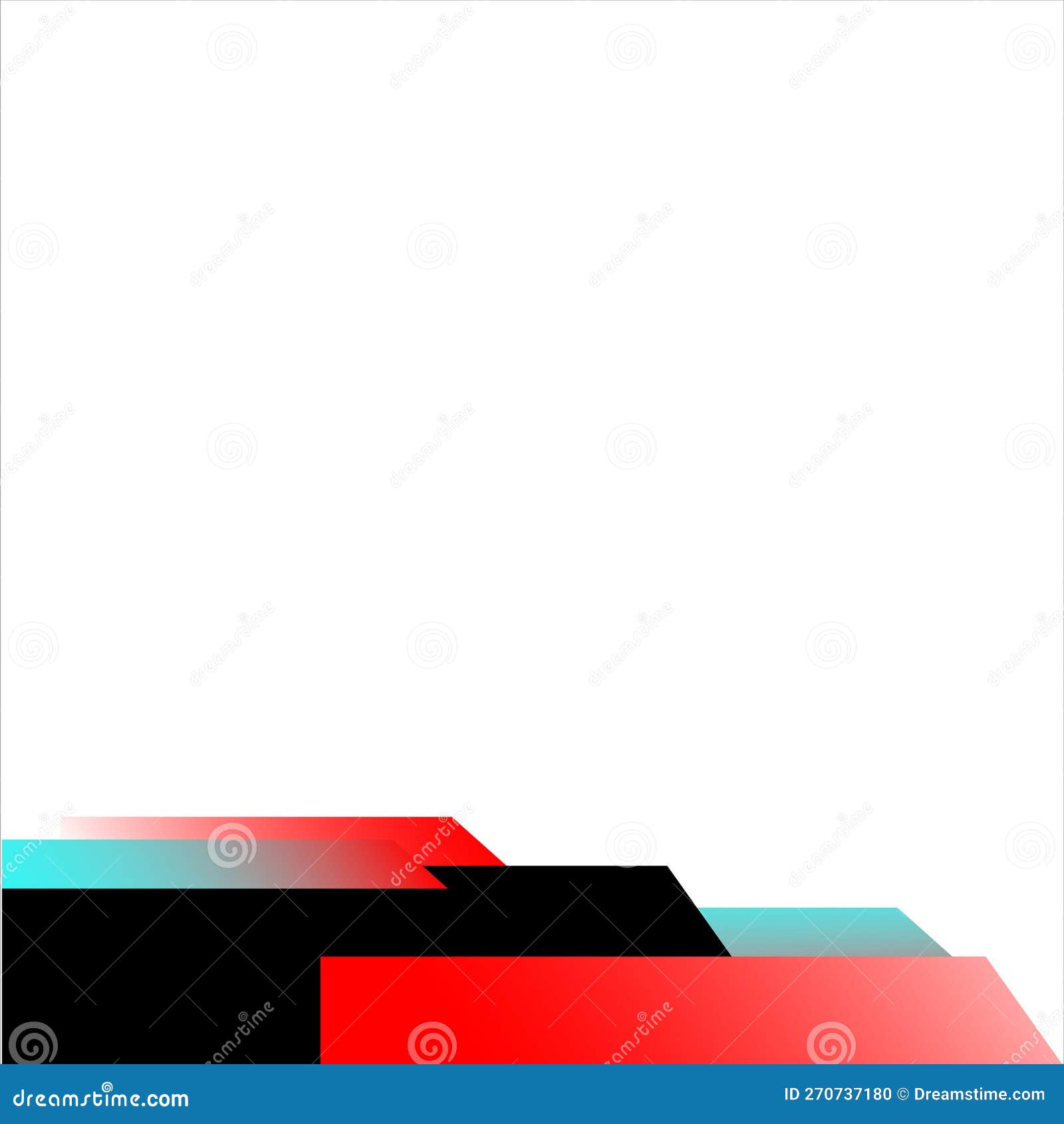Gradient Modern Footer stock vector. Illustration of font - 270737180
