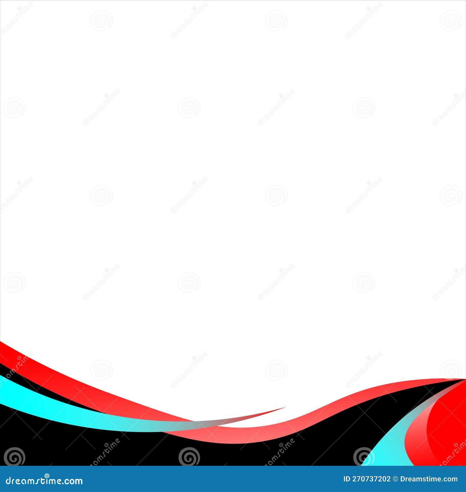 Gradient Modern Footer stock vector. Illustration of design - 270737202