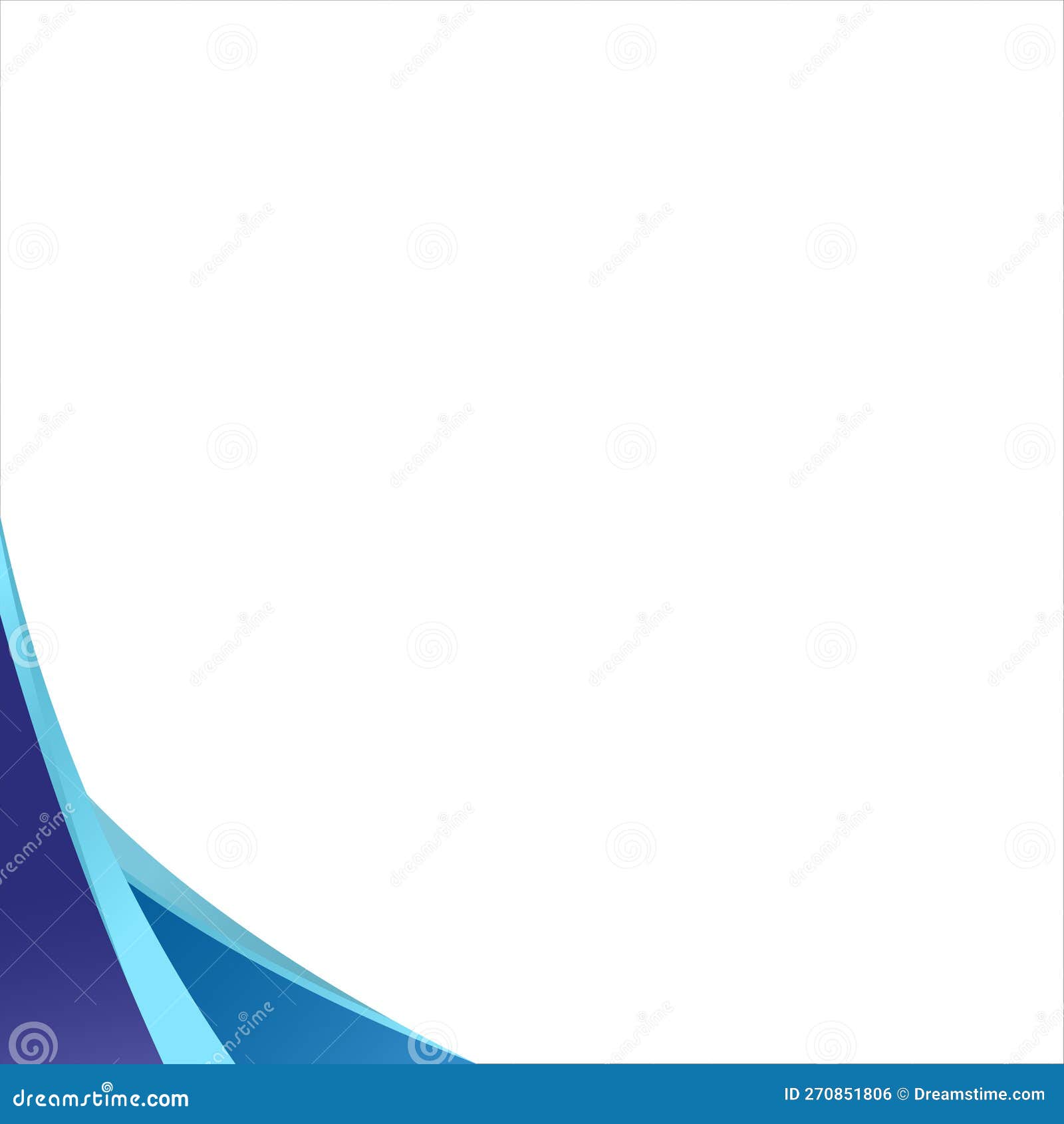 Blue Business Corner stock vector. Illustration of blue - 270851806