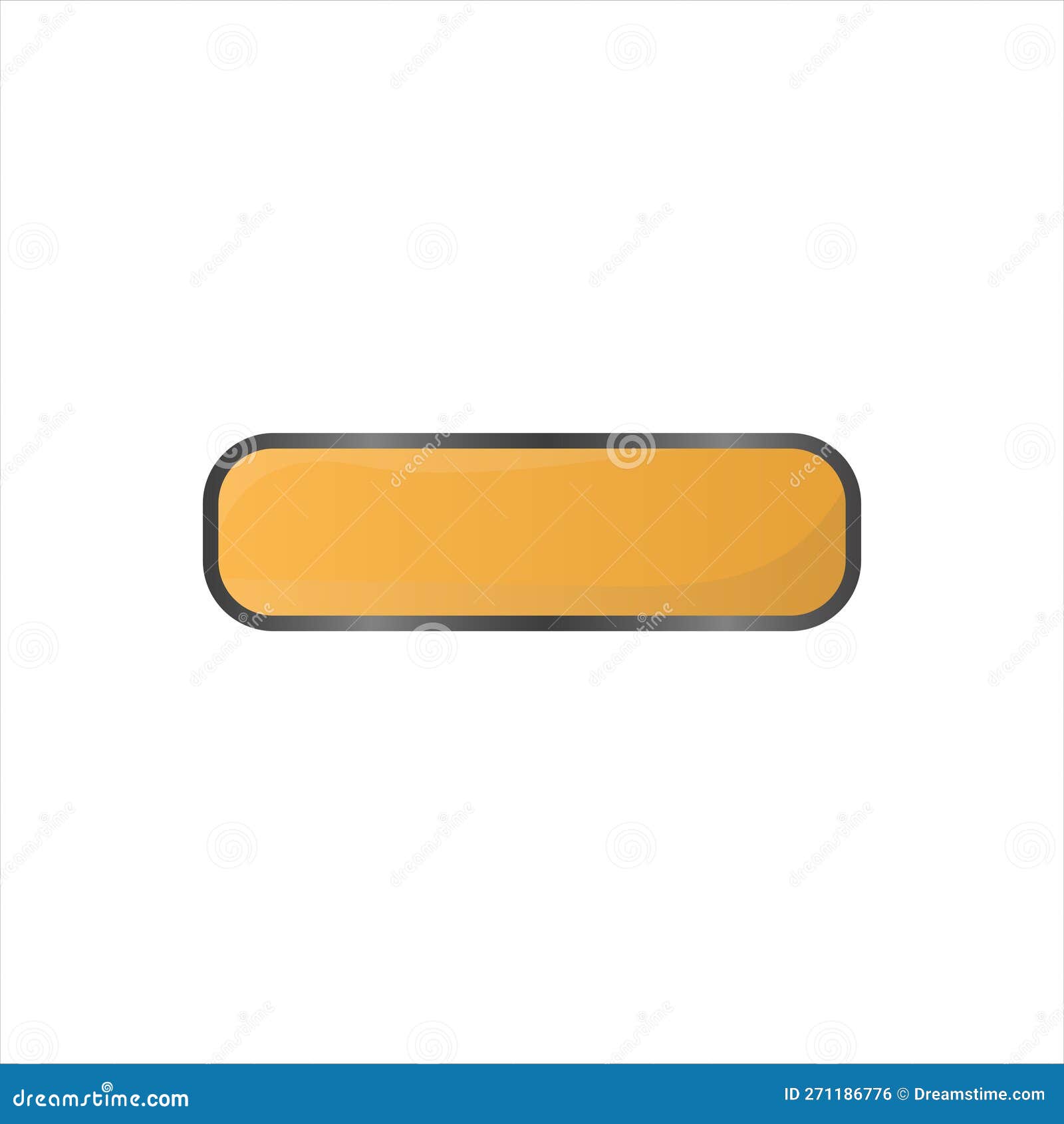 Elegant Button Shape stock vector. Illustration of upload - 271186776