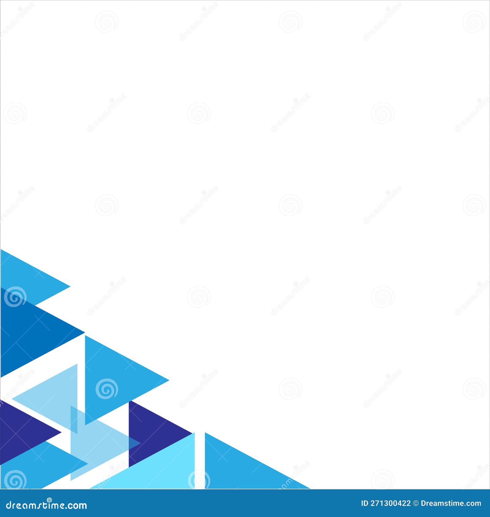 Triangle Shape Abstract stock vector. Illustration of modern - 271300422