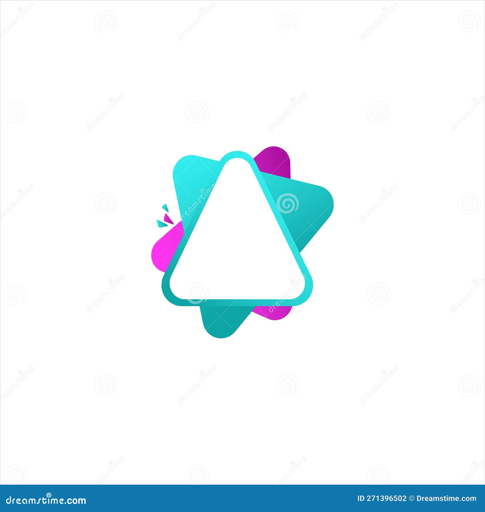Abstract Triangle Border stock vector. Illustration of abstract - 271396502