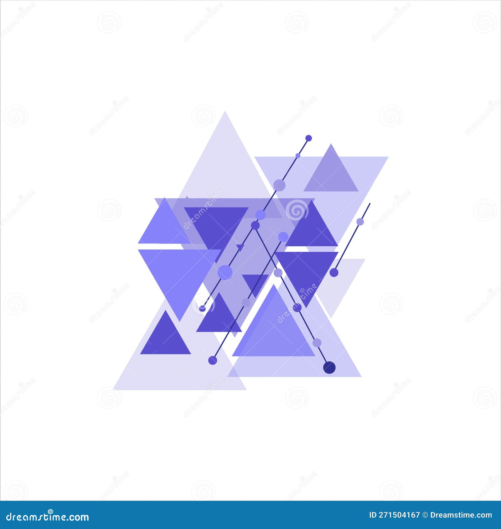 Geometric Triangle Shape stock vector. Illustration of wallpaper ...