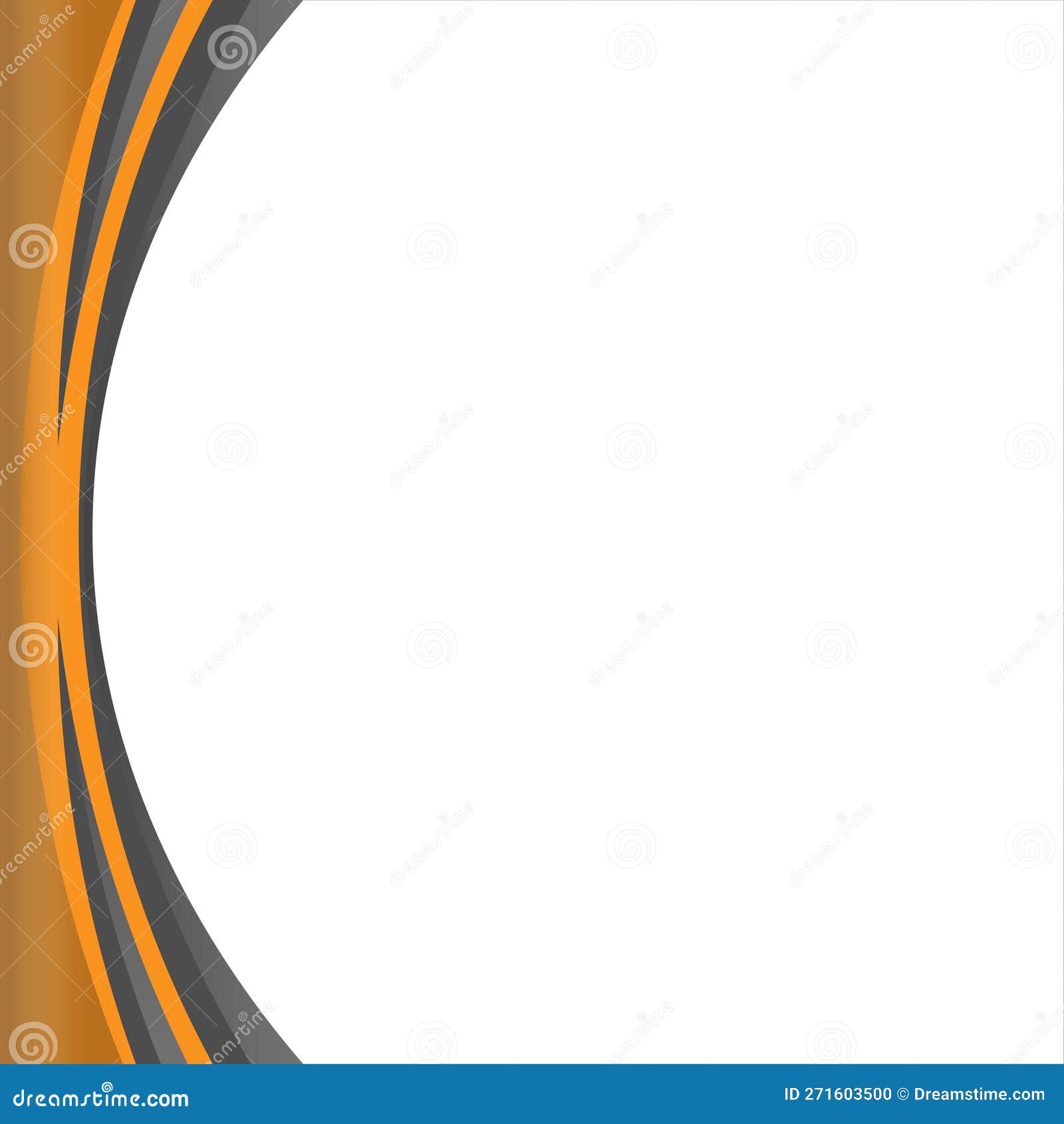 Wavy Business Border stock vector. Illustration of pattern - 271603500