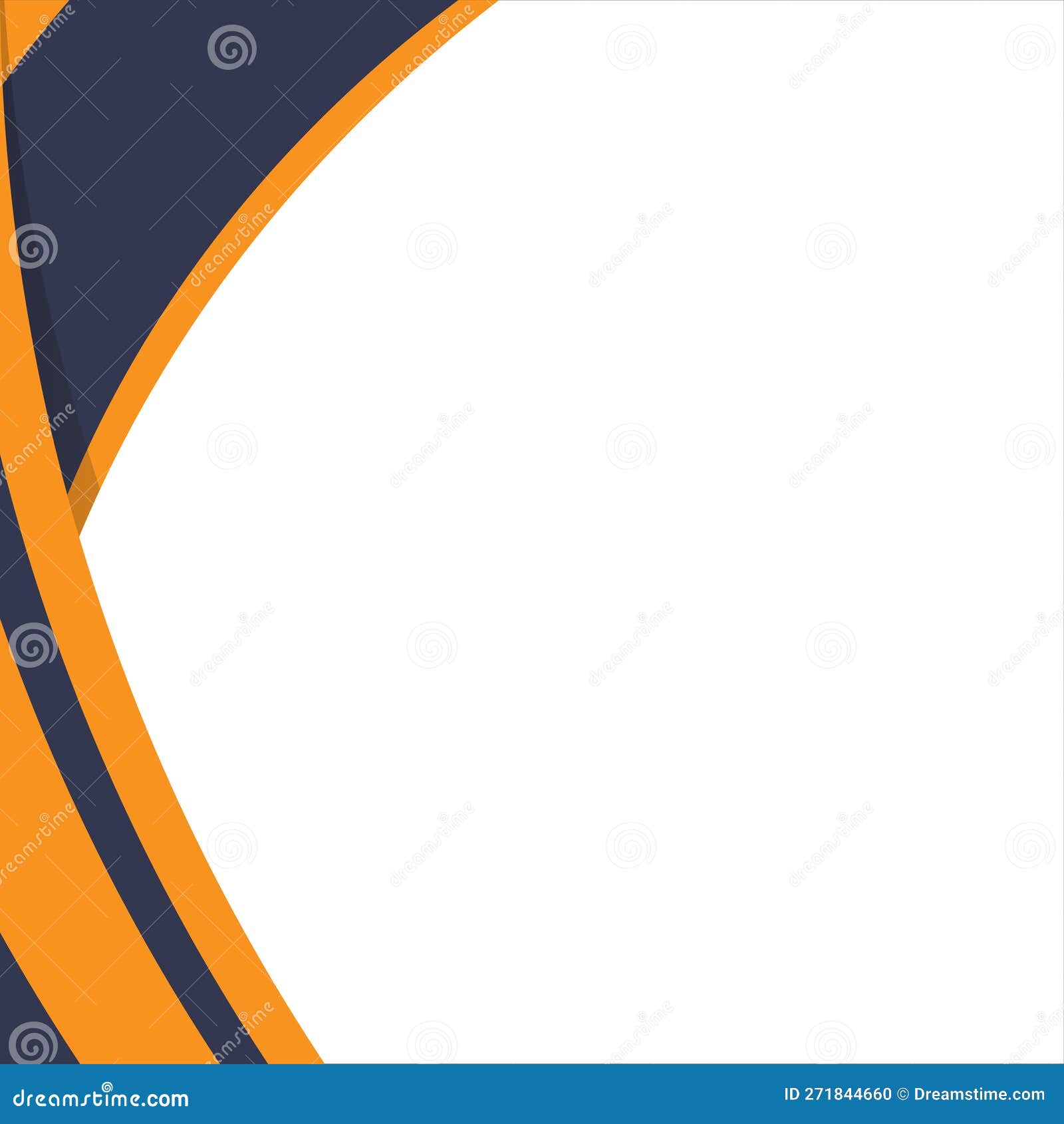 Black Corner Ribbon Banner With Gold Frames On White Backgroundset Of ...